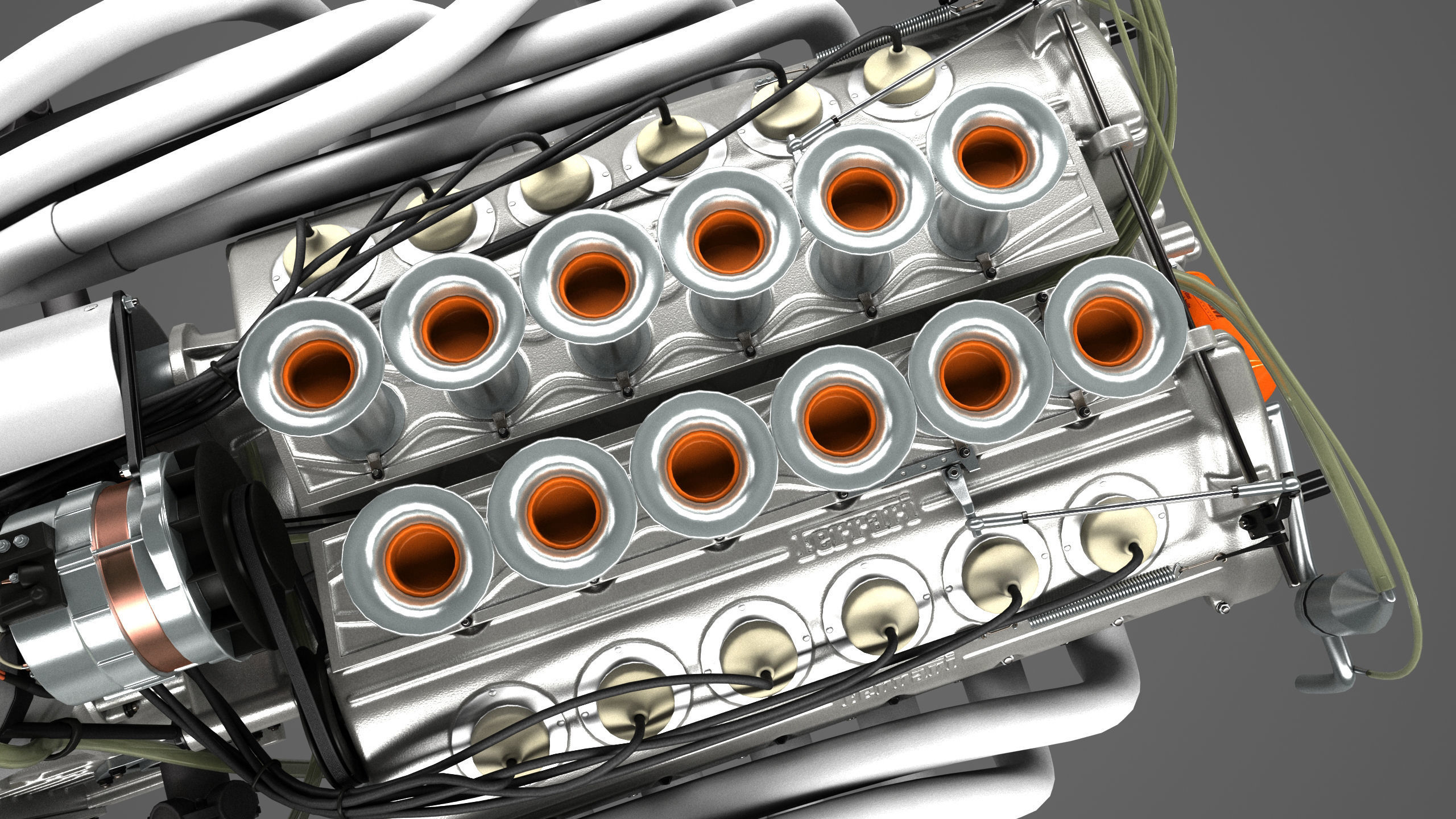 Ferrari Classic Engine Pack 3D Model Collection | CGTrader