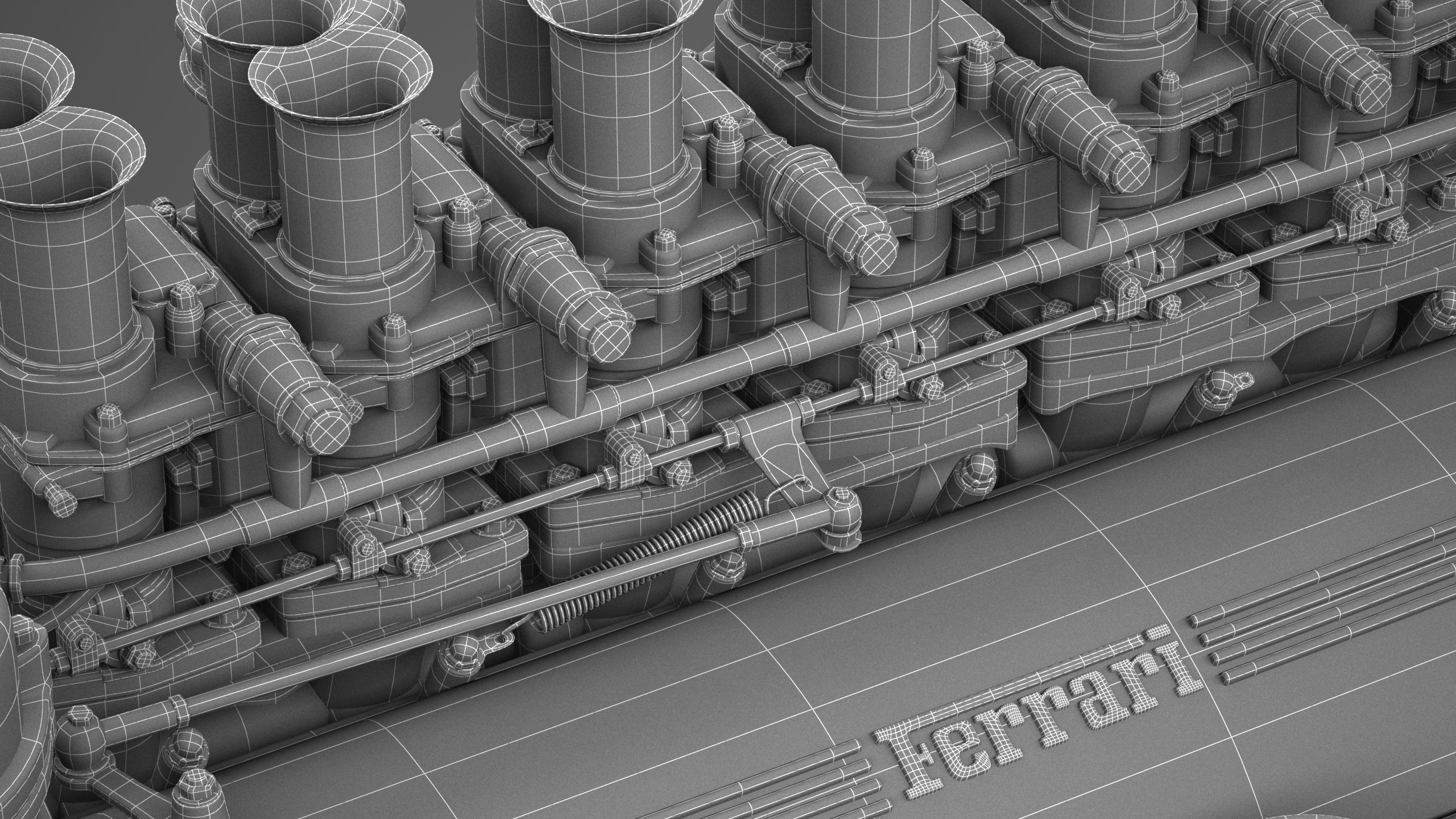 Ferrari Classic Engine Pack 3D Model Collection | CGTrader