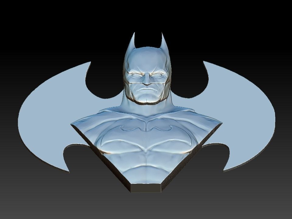 Batman 3D STL Model for CNC Router 3D model | CGTrader