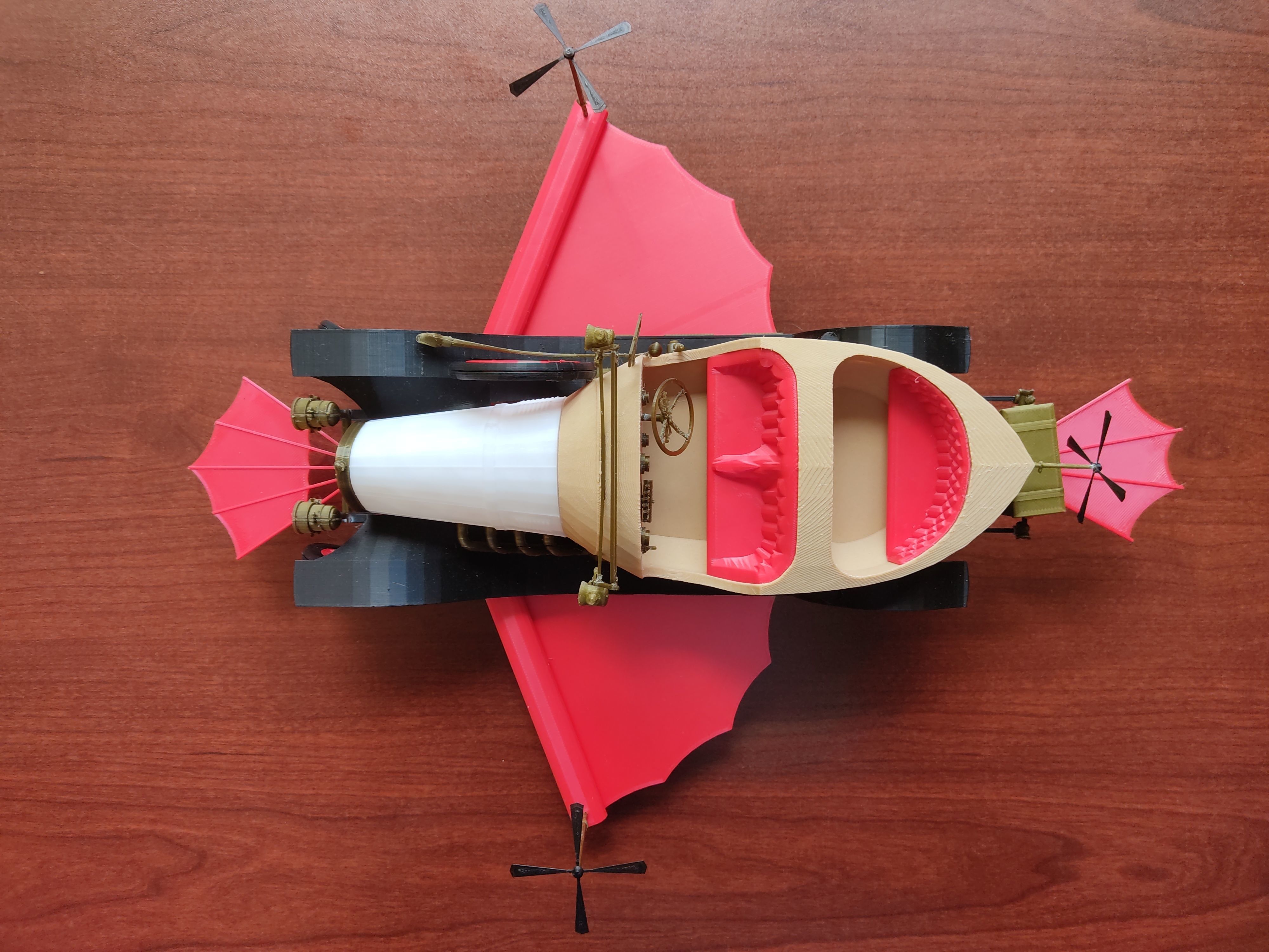 Chitty Chitty Bang Bang car PRINTABLE LOW POLY 3D model 3D printable ...