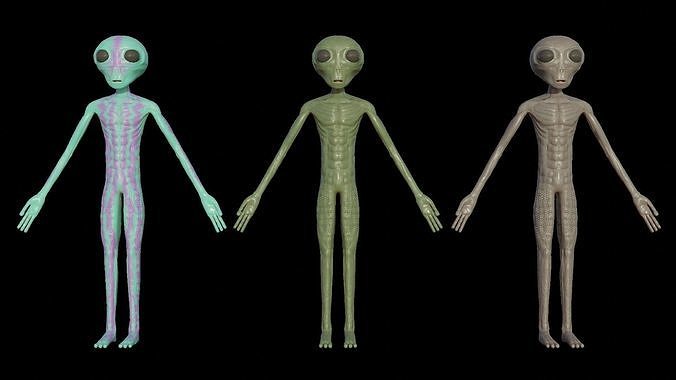 3D model Alien VR / AR / low-poly | CGTrader