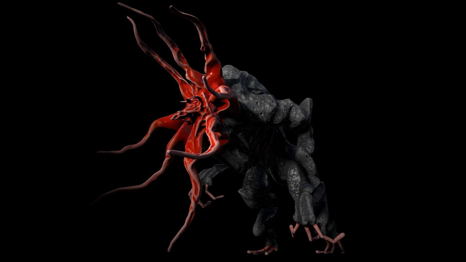 3D model Moon Beast - Lovecraft Monster VR / AR / low-poly | CGTrader