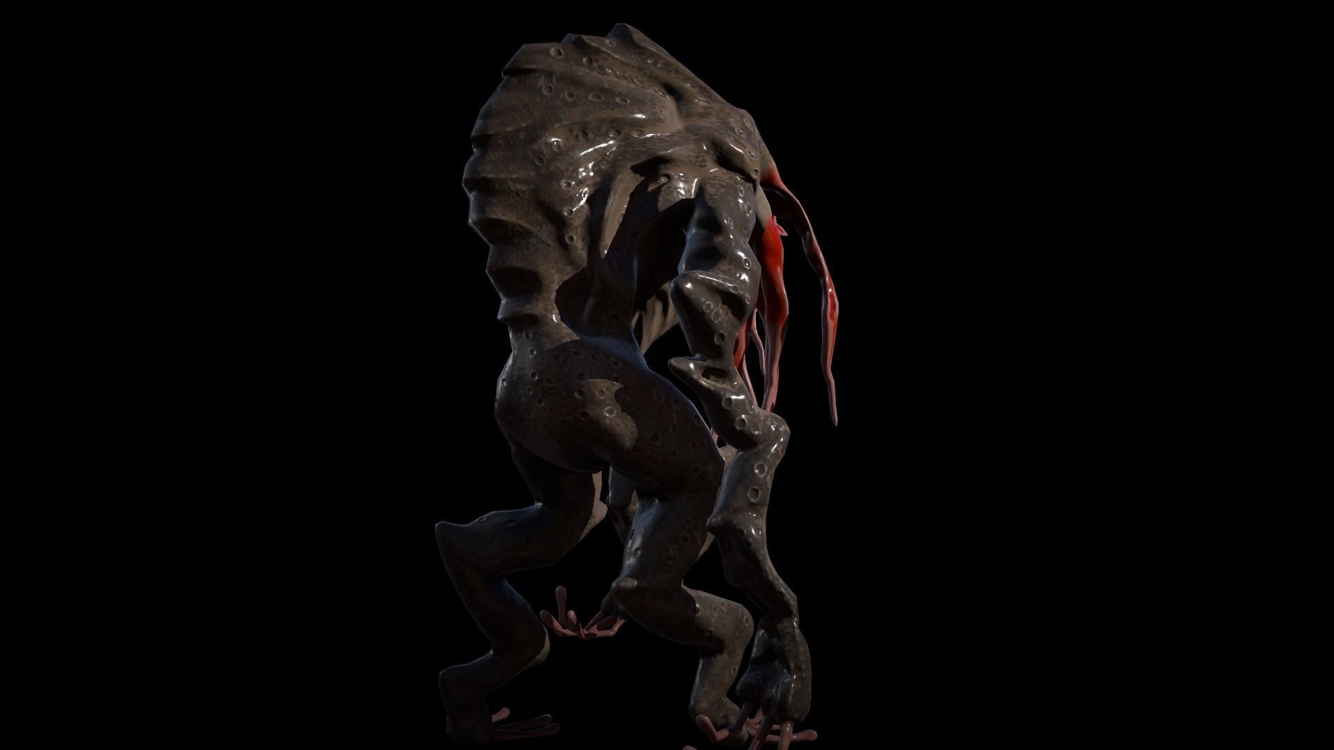 3D model Moon Beast - Lovecraft Monster VR / AR / low-poly | CGTrader