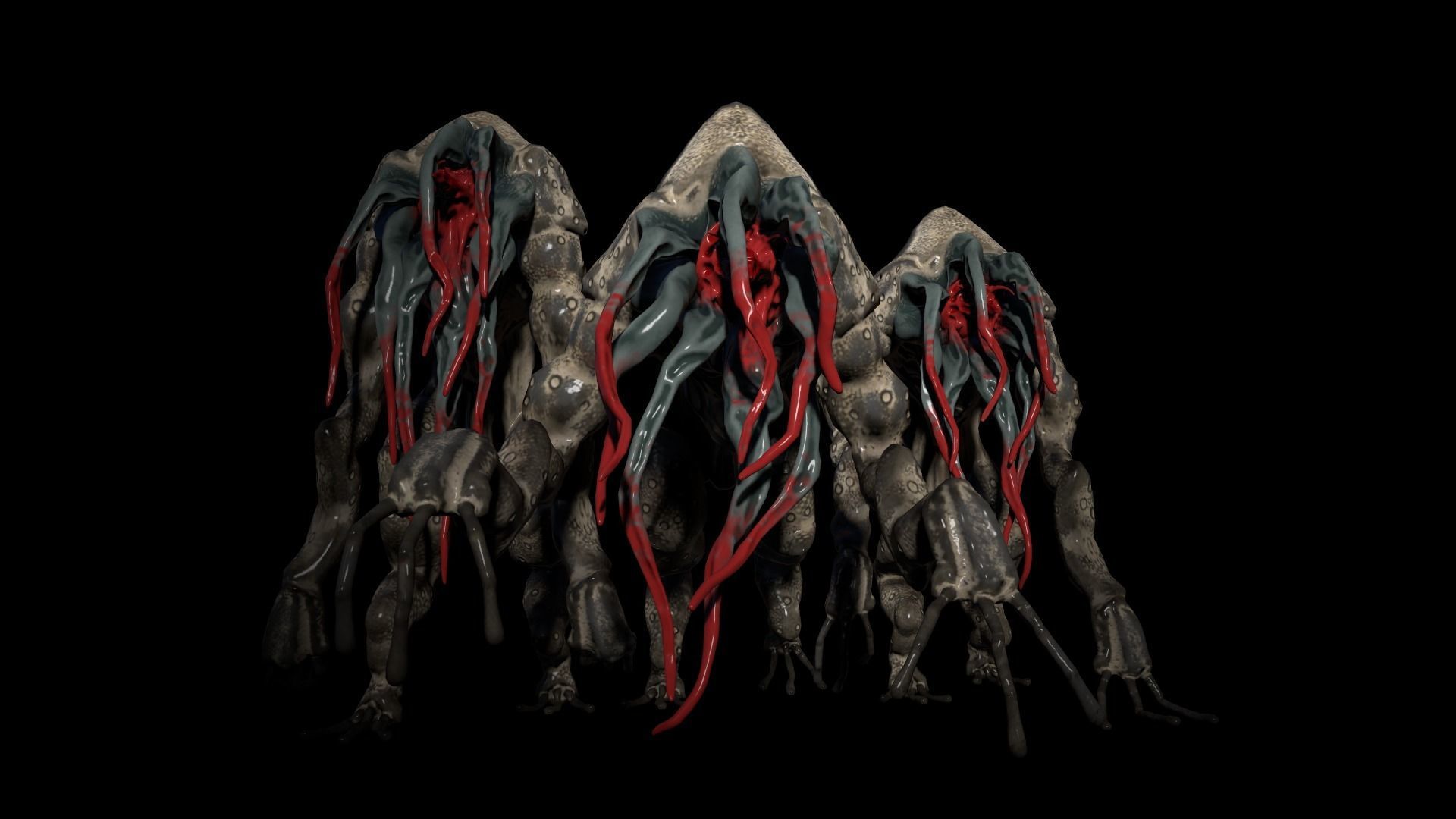 3D model Moon Beast - Lovecraft Monster VR / AR / low-poly | CGTrader