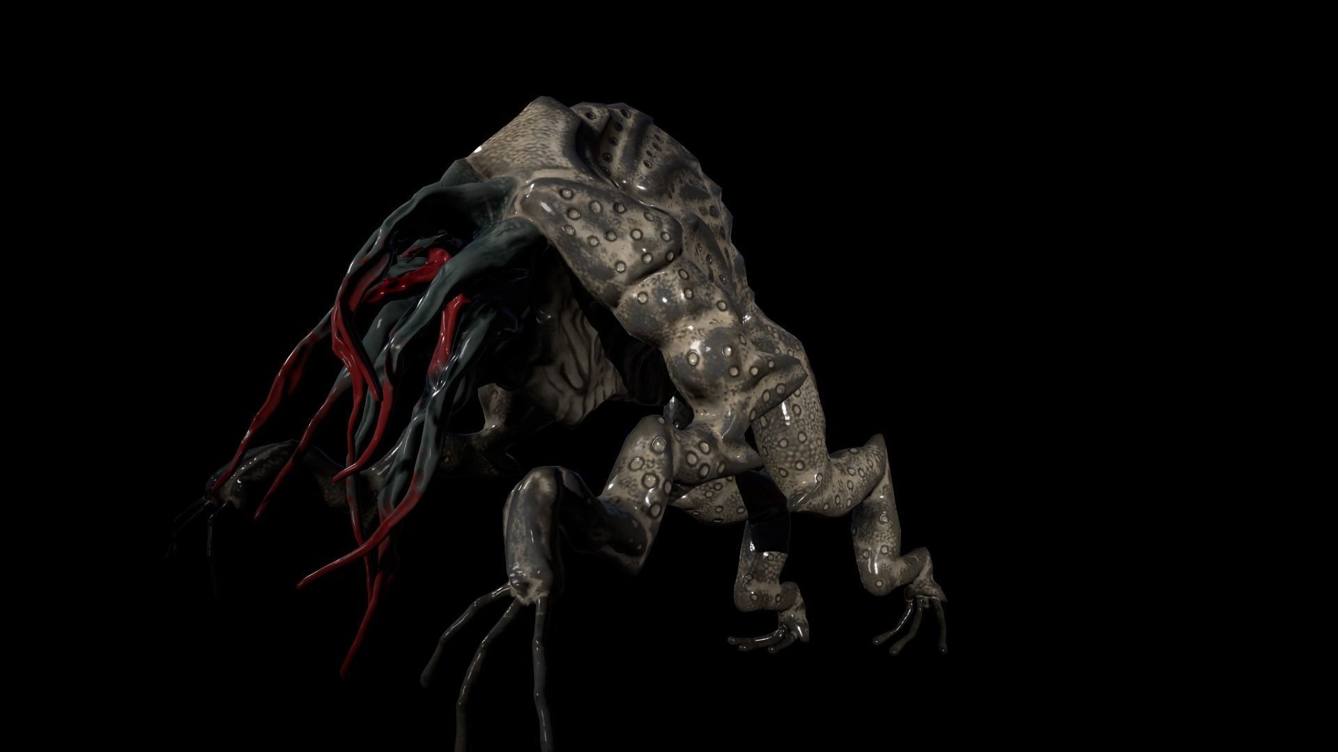 3D model Moon Beast - Lovecraft Monster VR / AR / low-poly | CGTrader