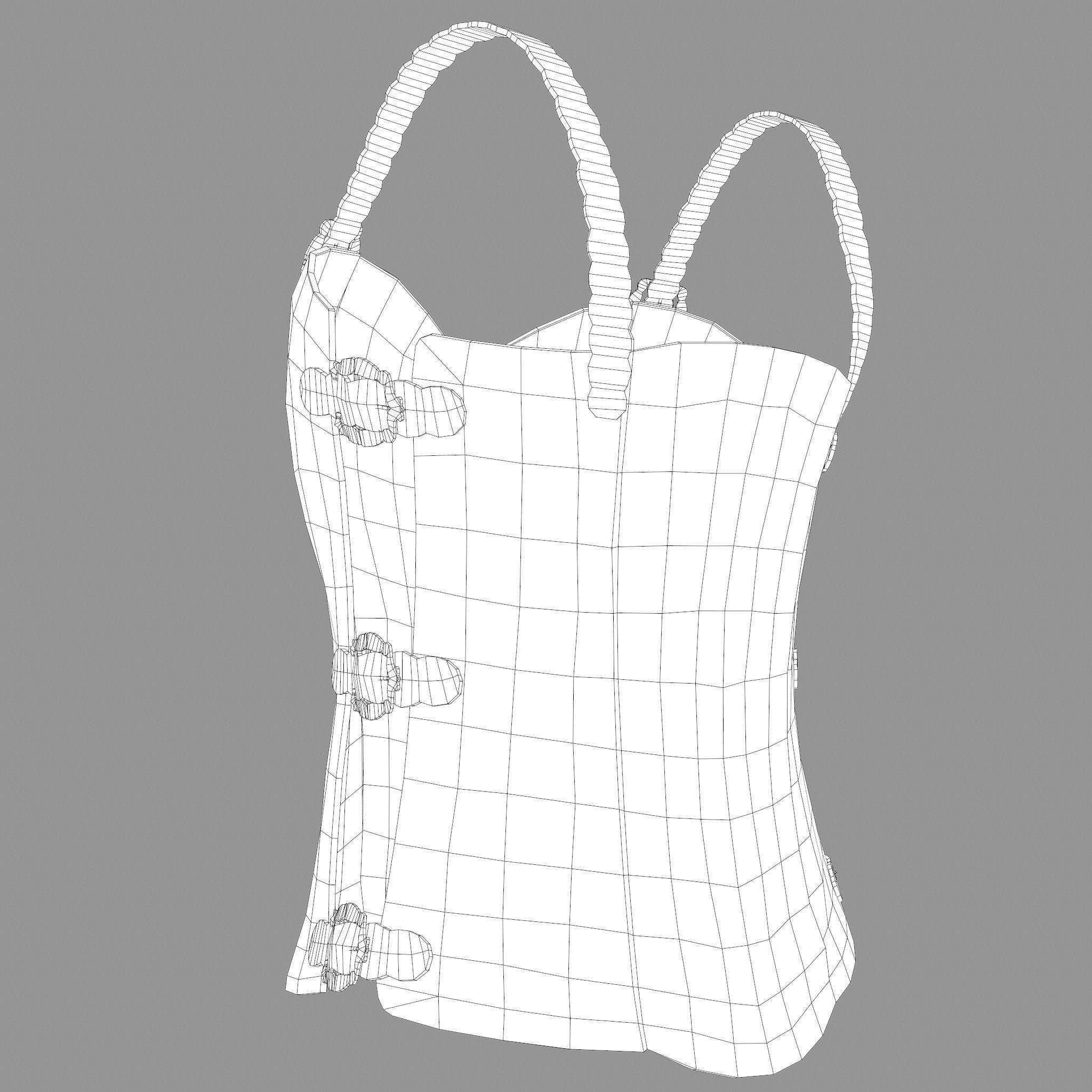 3D model Viking Female Chest Armor VR / AR / low-poly | CGTrader
