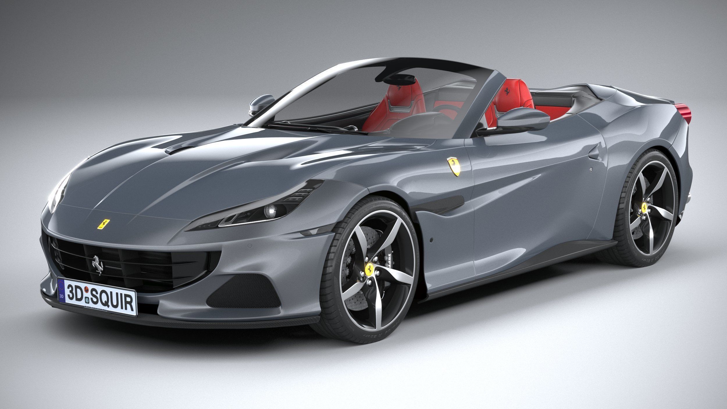 Ferrari Portofino M 2021 3D model | CGTrader