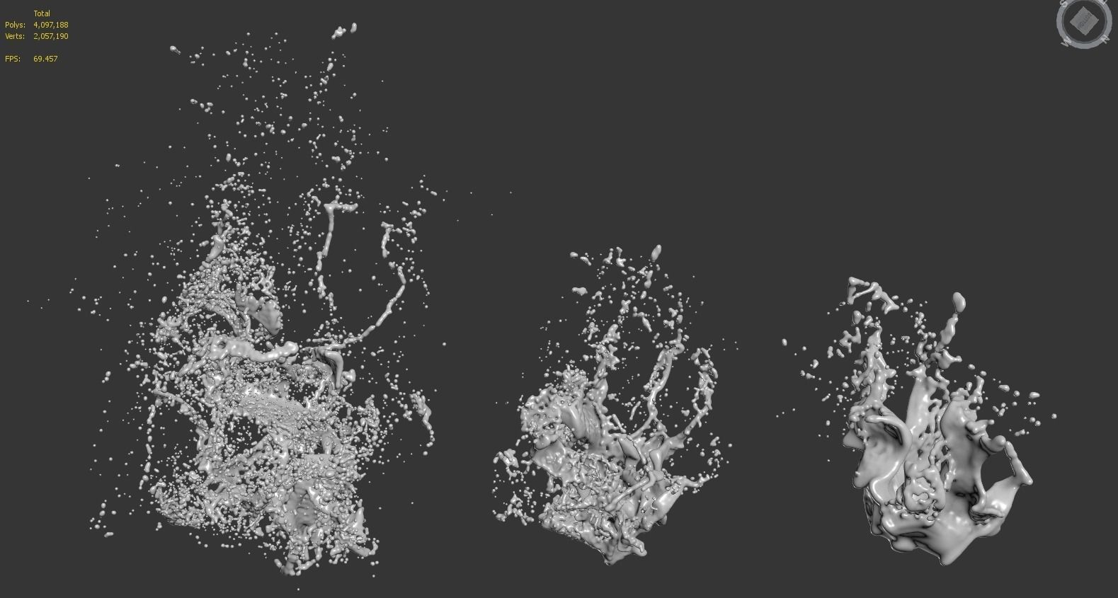 Water Splash 3D model 3D model | CGTrader