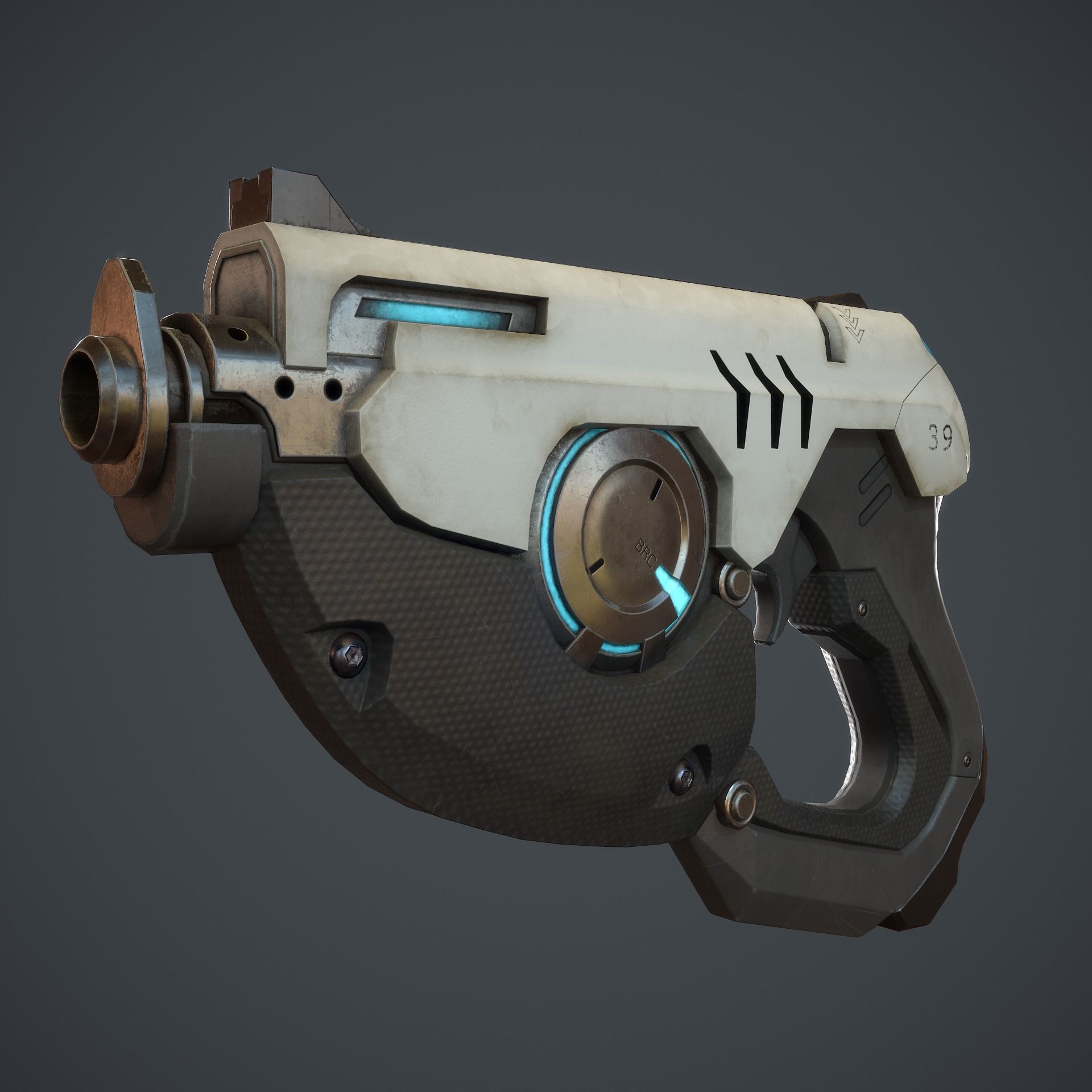 3D model Tracer Gun From Overwatch VR / AR / low-poly | CGTrader