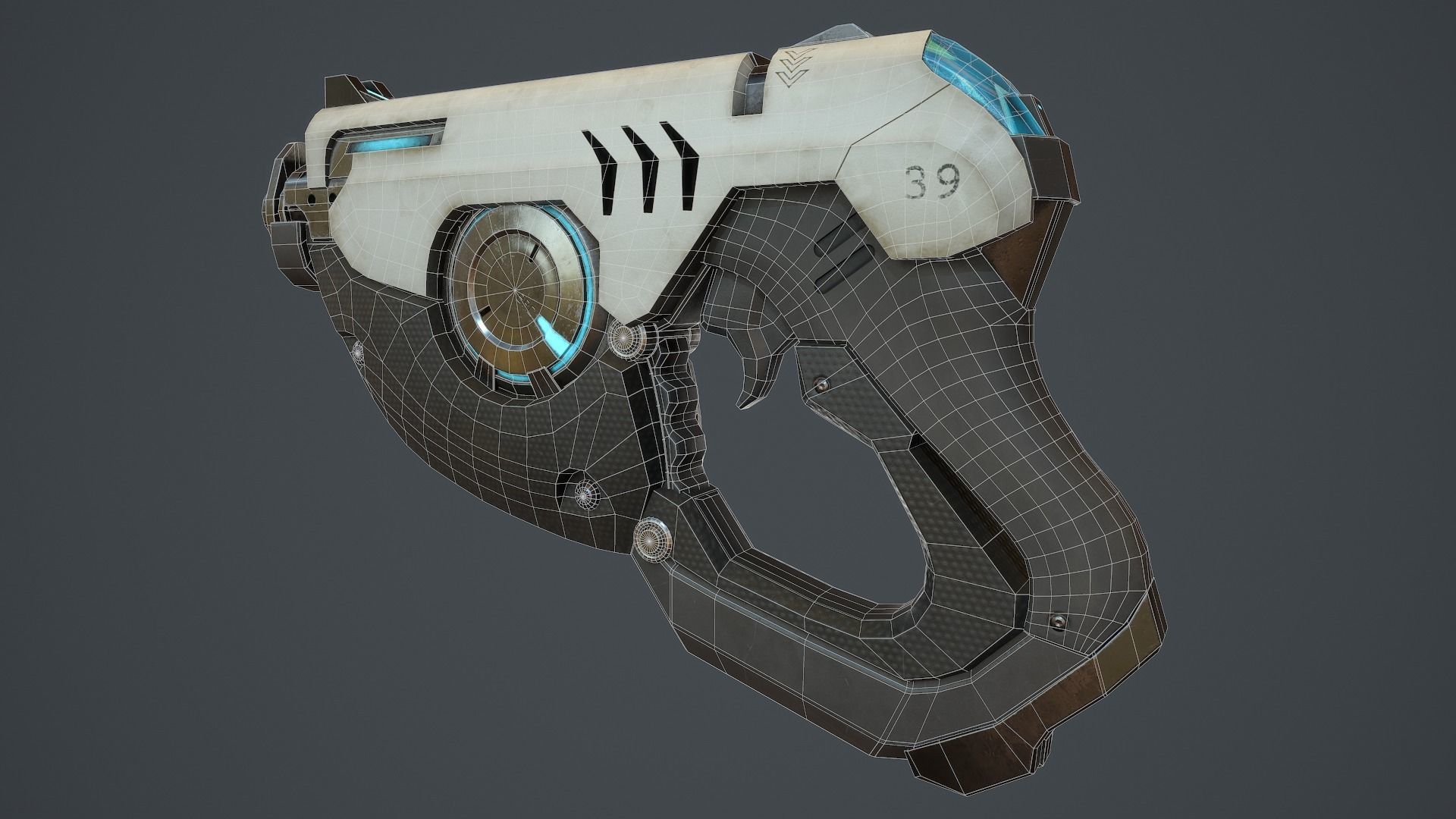 3D model Tracer Gun From Overwatch VR / AR / low-poly | CGTrader