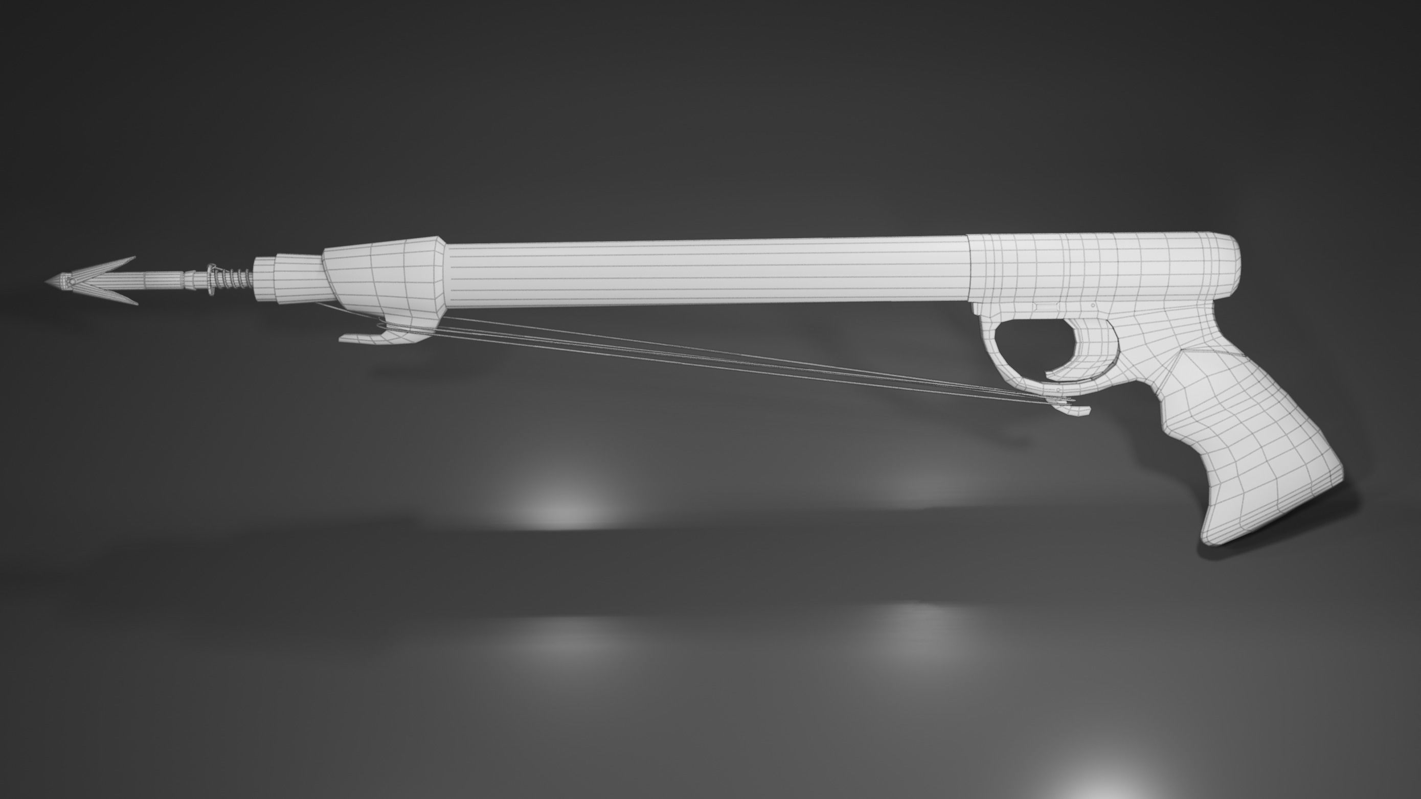 3D model Pneumatic Speargun VR / AR / low-poly | CGTrader