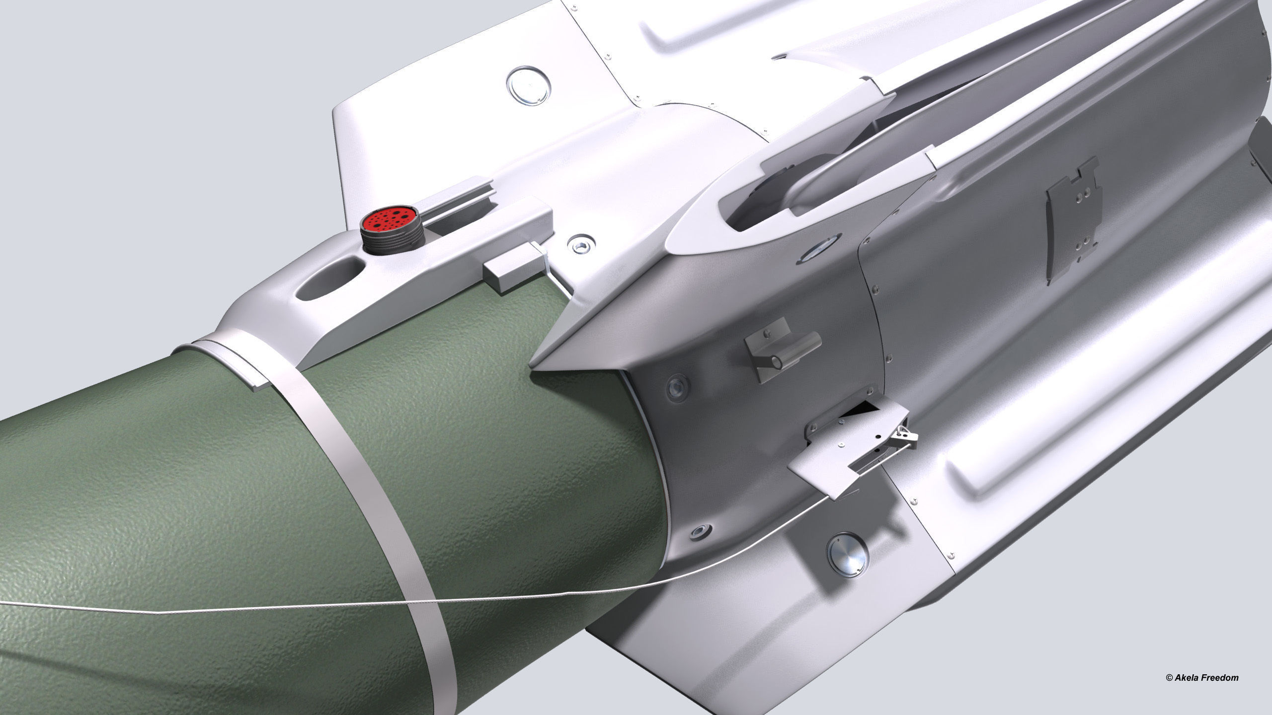 GBU-49 missile 3D model animated | CGTrader