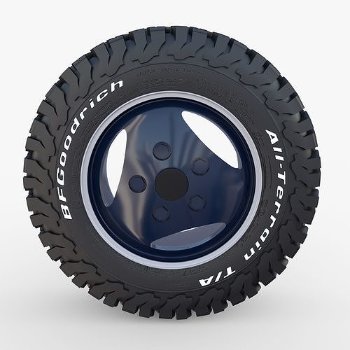 Range Rover Classic Wheel BF Goodrich AT 3D model | CGTrader