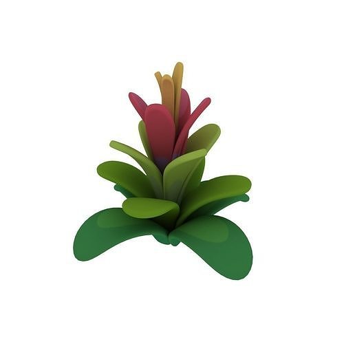Cartoon plant 3D model | CGTrader