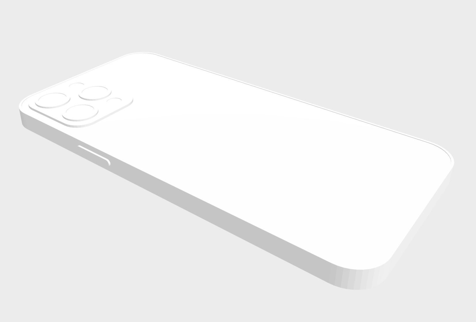 3D printable iPhone 12 PRO basic model 3D model 3D printable | CGTrader