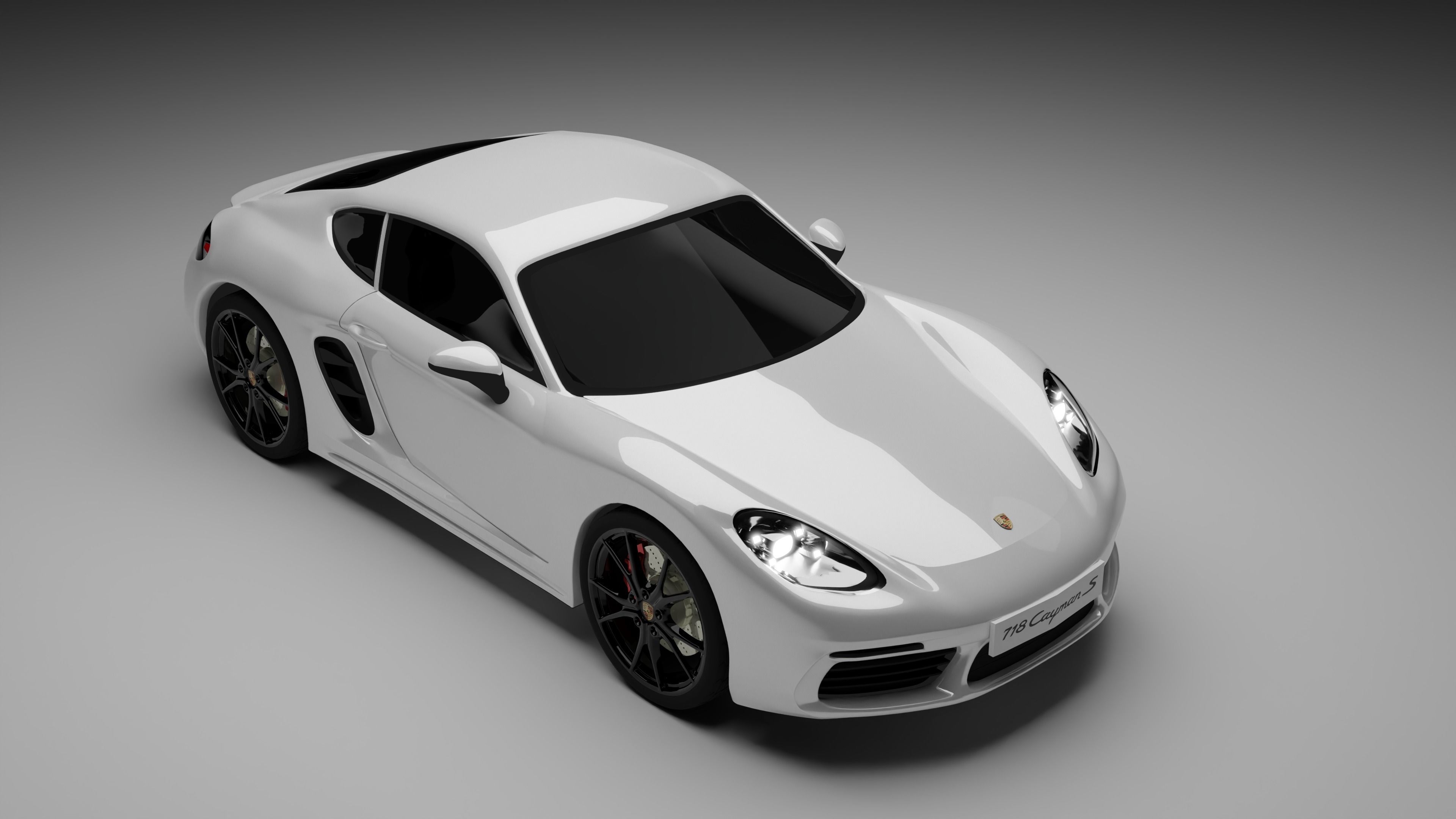 Porsche 718 Cayman S 3D model | CGTrader
