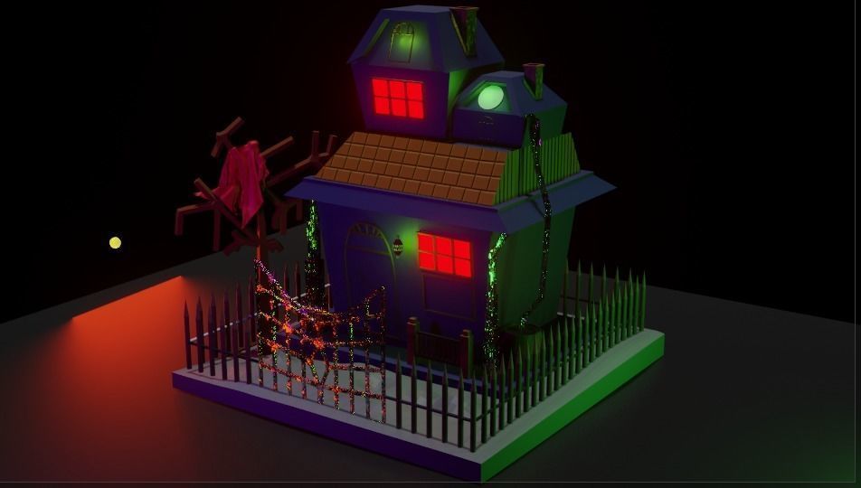 Haunted house 3D model | CGTrader
