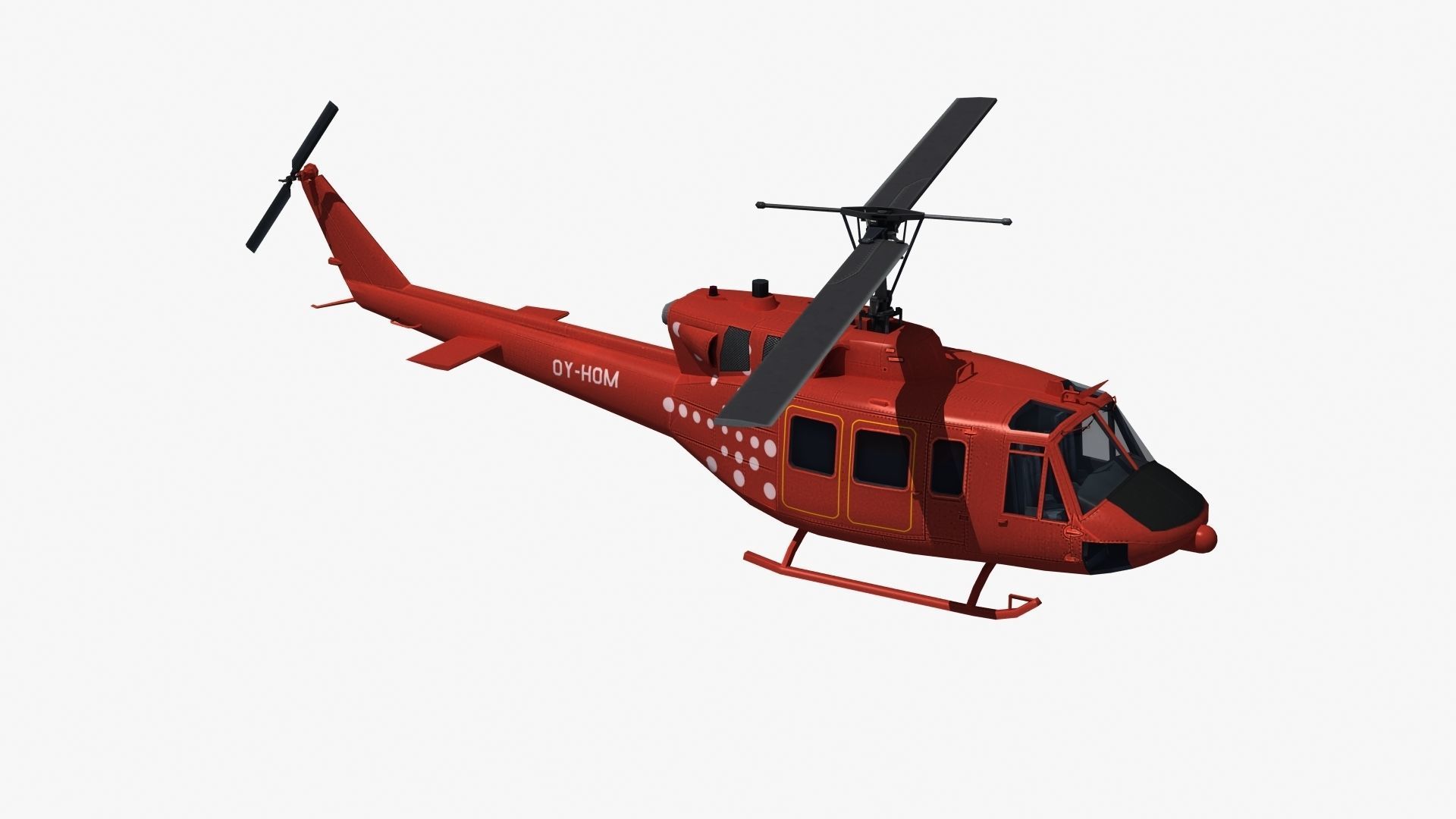 Bell 212 Rescue Helicopter 3D model | CGTrader