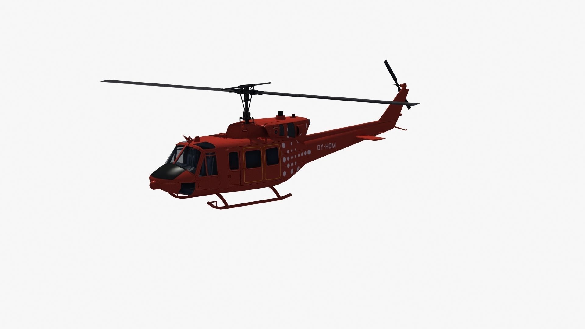 Bell 212 Rescue Helicopter 3D model | CGTrader