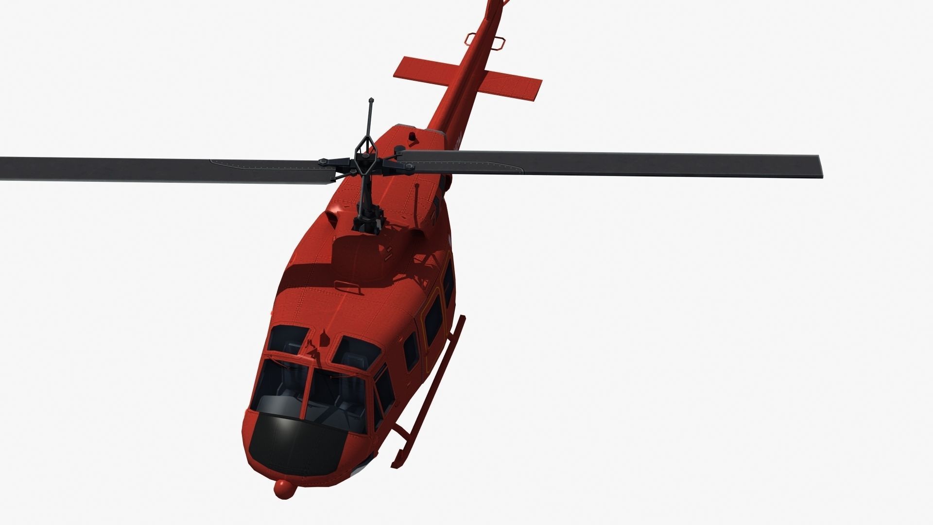 Bell 212 Rescue Helicopter 3D model | CGTrader