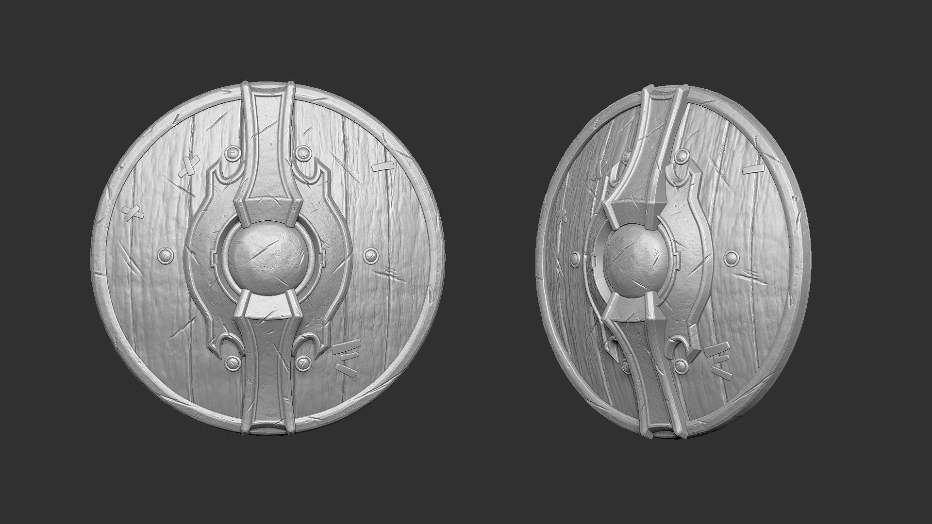 Weapon - Shield Collection High Poly 3D model | CGTrader