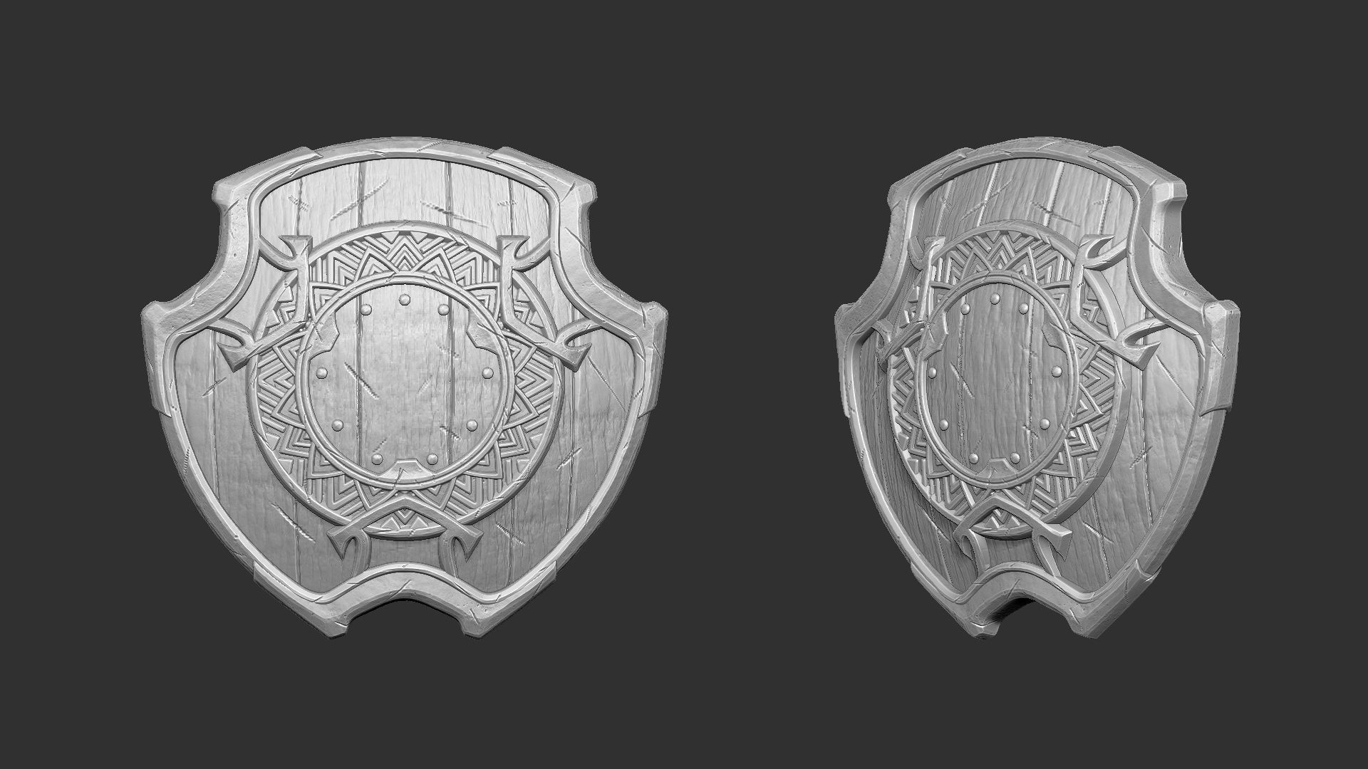 Weapon - Shield Collection High Poly 3D model | CGTrader