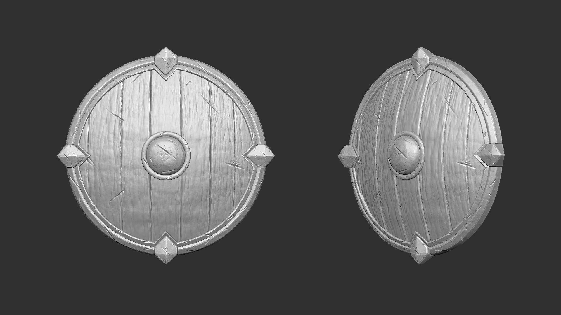 Weapon - Shield Collection High Poly 3D model | CGTrader