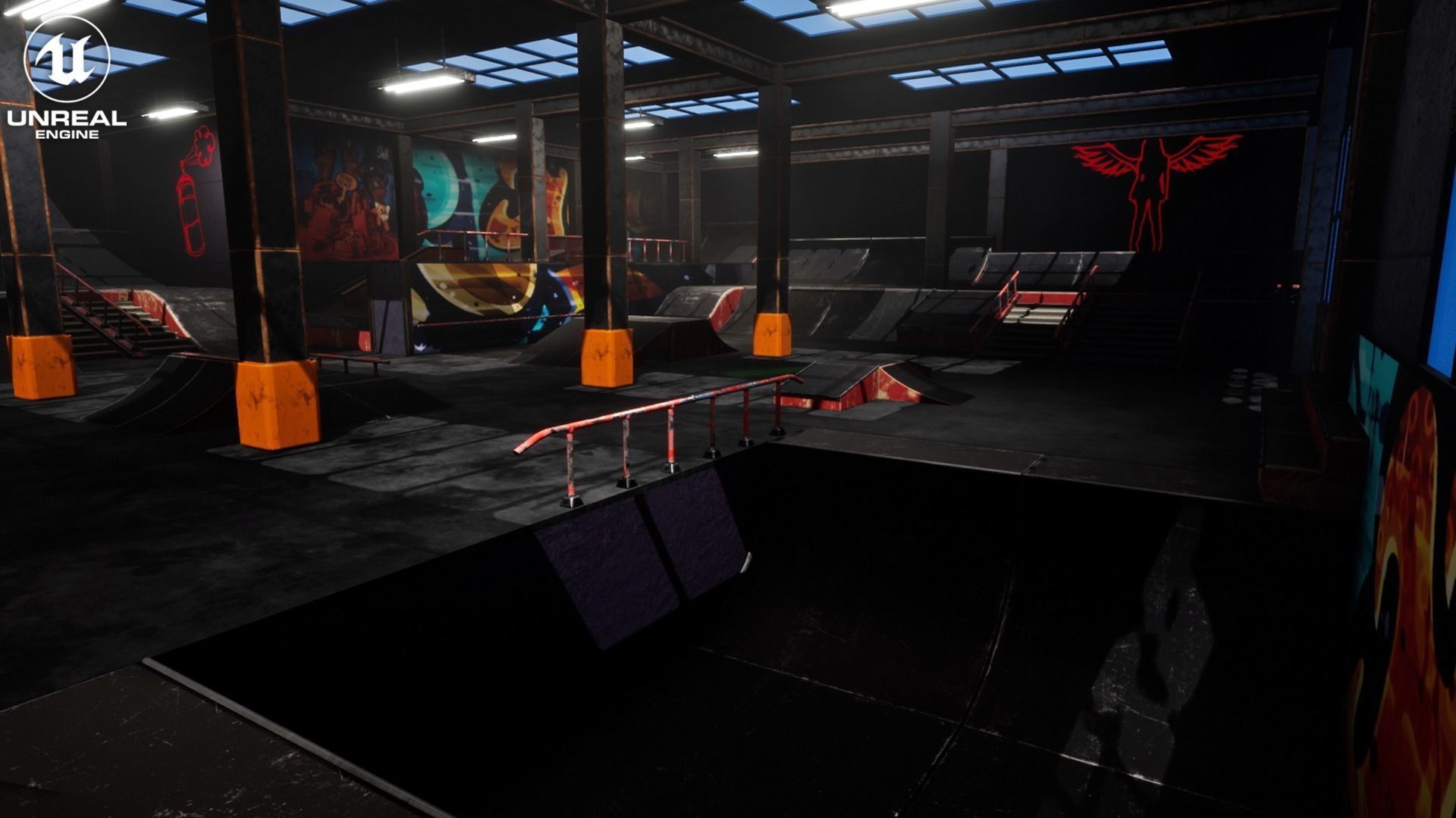 3D model Skate Park Vol 1 For Unreal And Unity VR / AR / low-poly ...