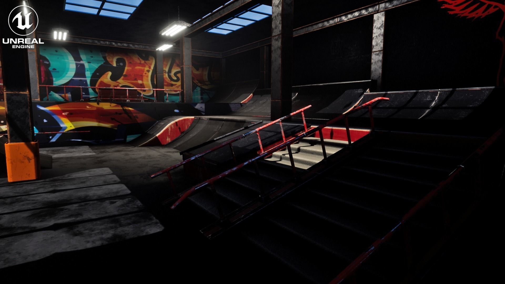 3D model Skate Park Vol 1 For Unreal And Unity VR / AR / low-poly ...