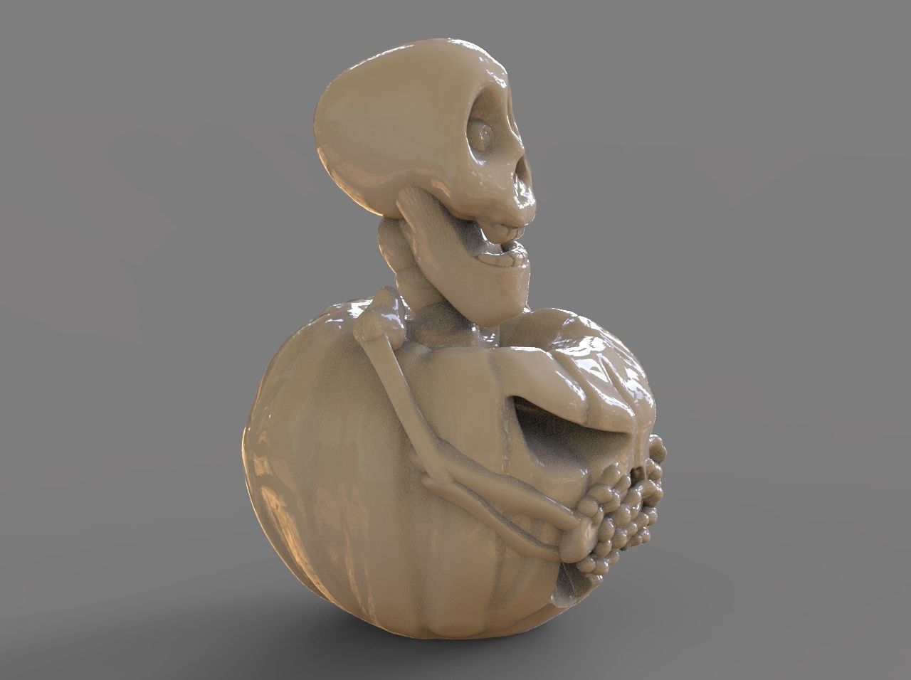 Spooky Figurine 3D model 3D printable | CGTrader