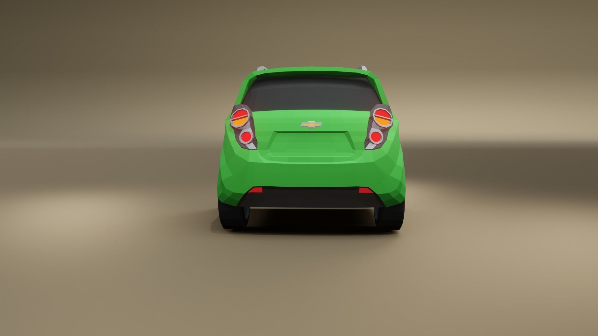 3D model Chevrolet Spark low poly 3D model VR / AR / low-poly | CGTrader