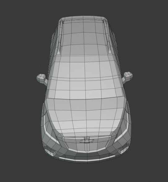 3D model Chevrolet Spark low poly 3D model VR / AR / low-poly | CGTrader