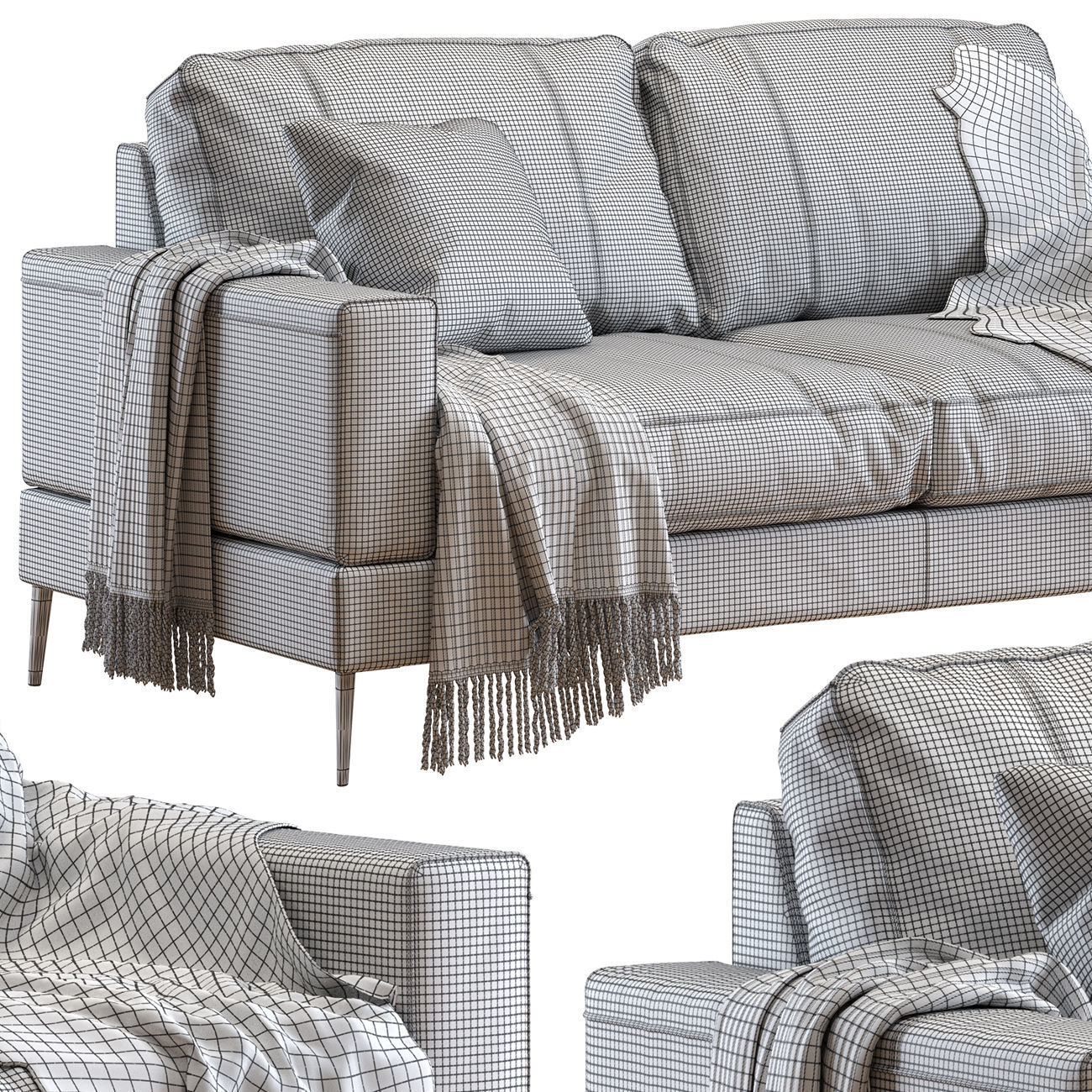 Scandinavian Sofas 3D Model Collection | CGTrader