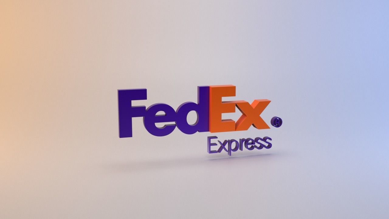 3D model FedEx logo VR / AR / low-poly | CGTrader
