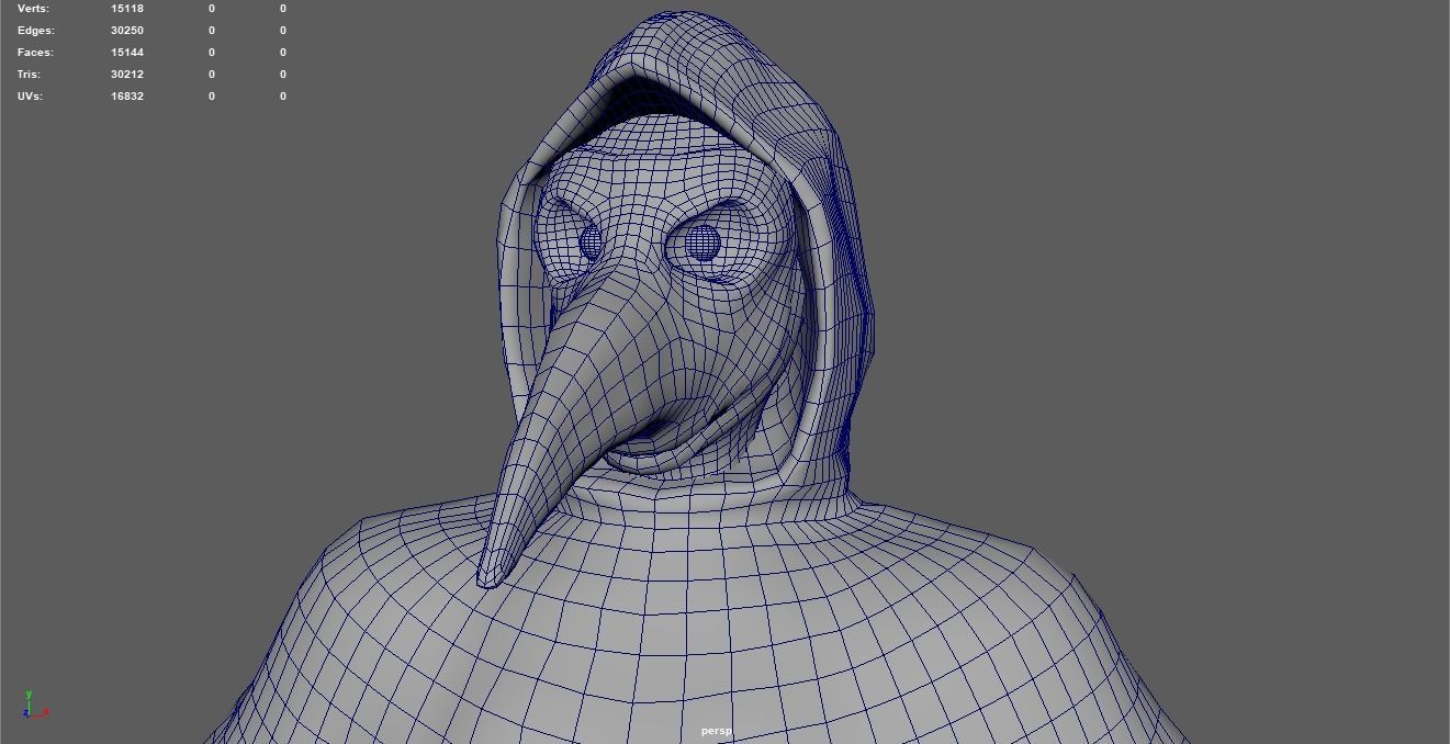 Scp 049 3d Model Cgtrader