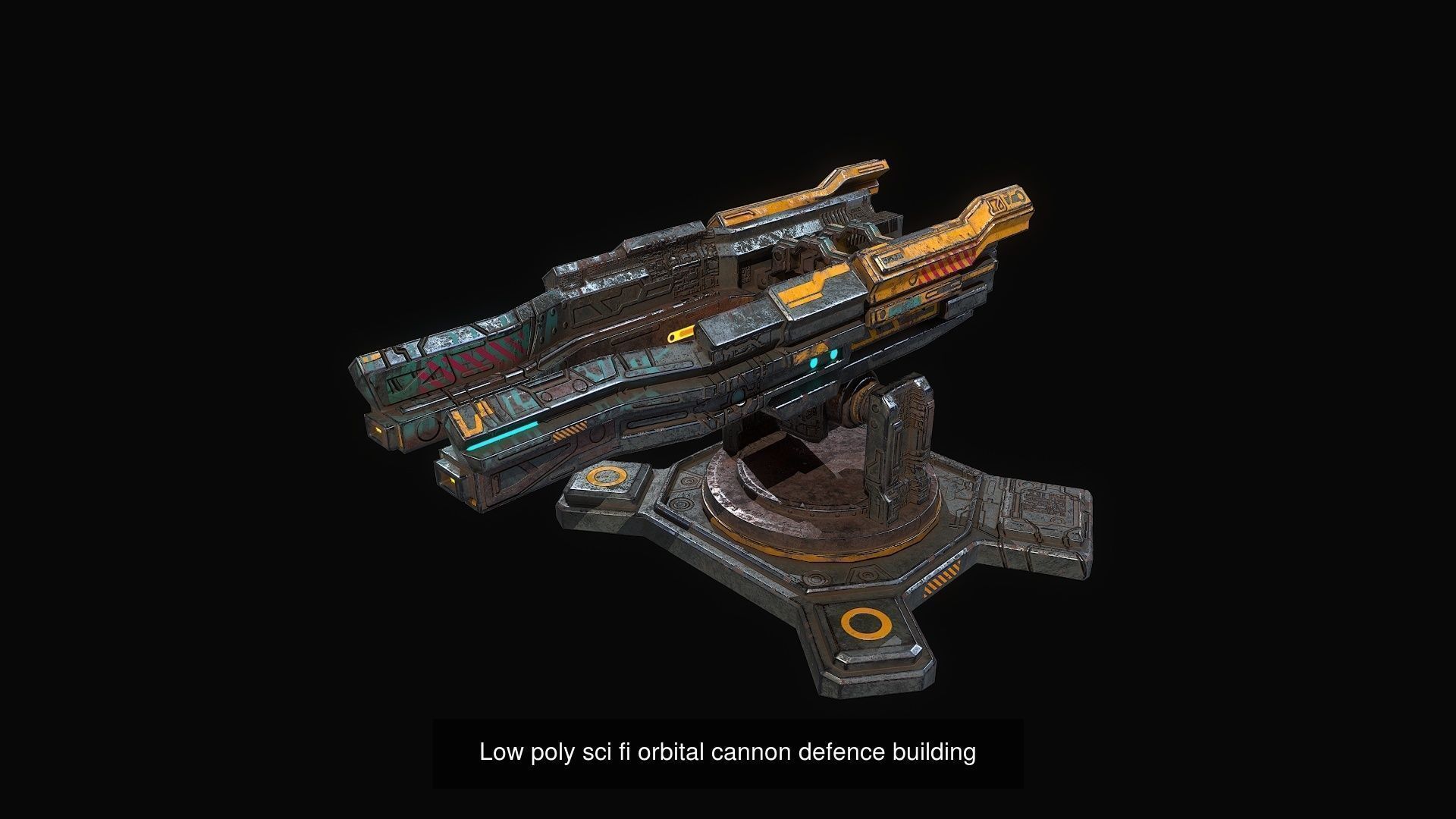 Low poly Sci fi buildings pack 3D Model Collection | CGTrader