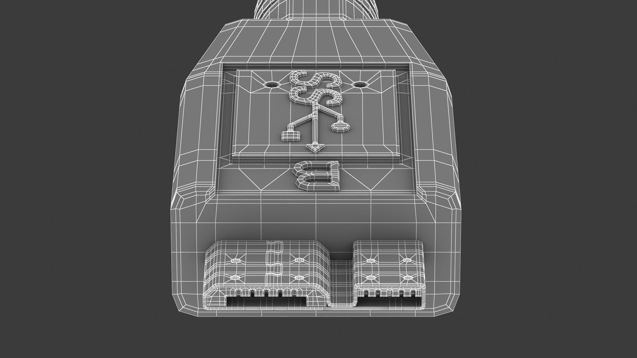 USB Micro B Male 3D model | CGTrader