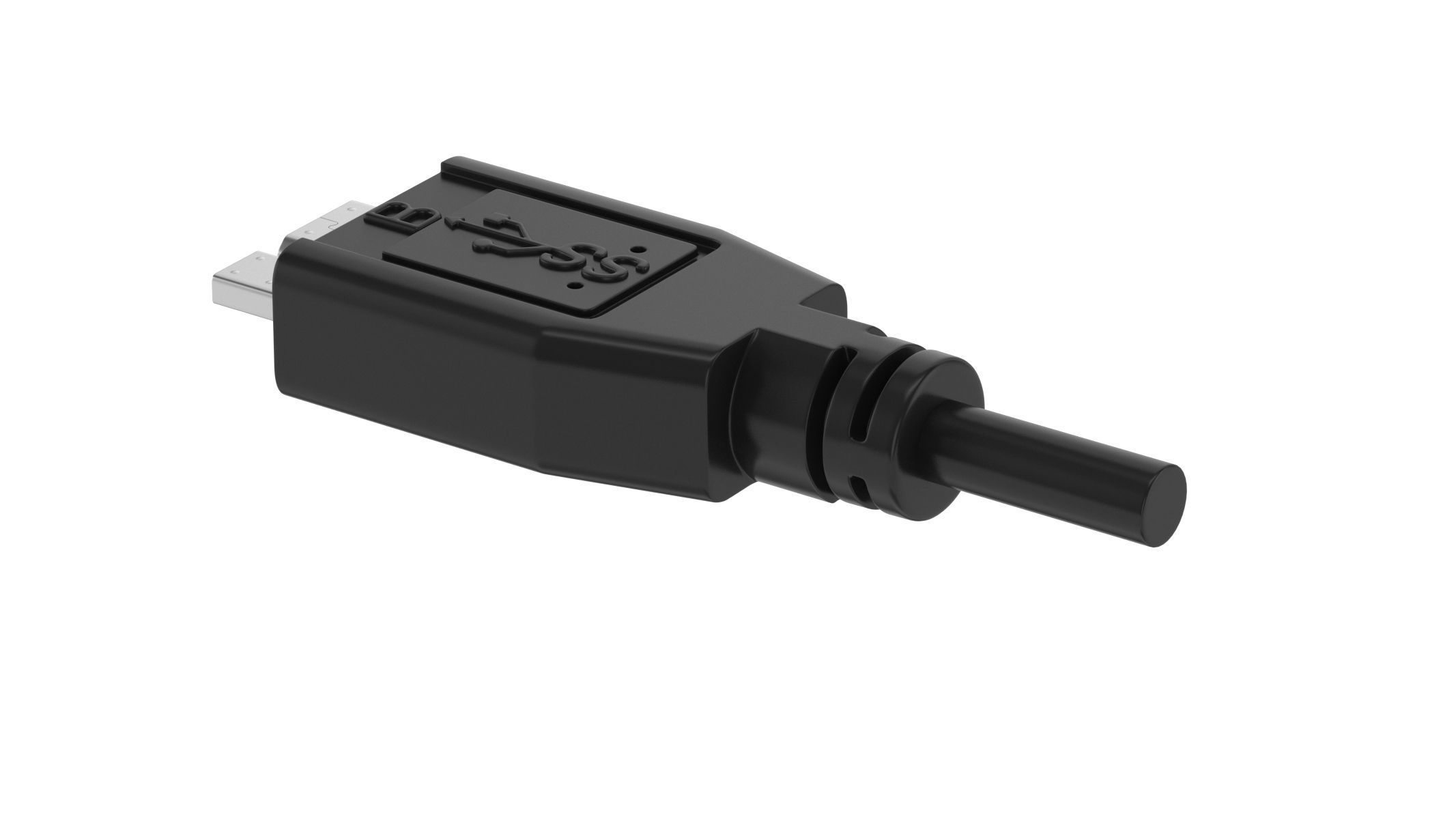 USB Micro B Male 3D model | CGTrader