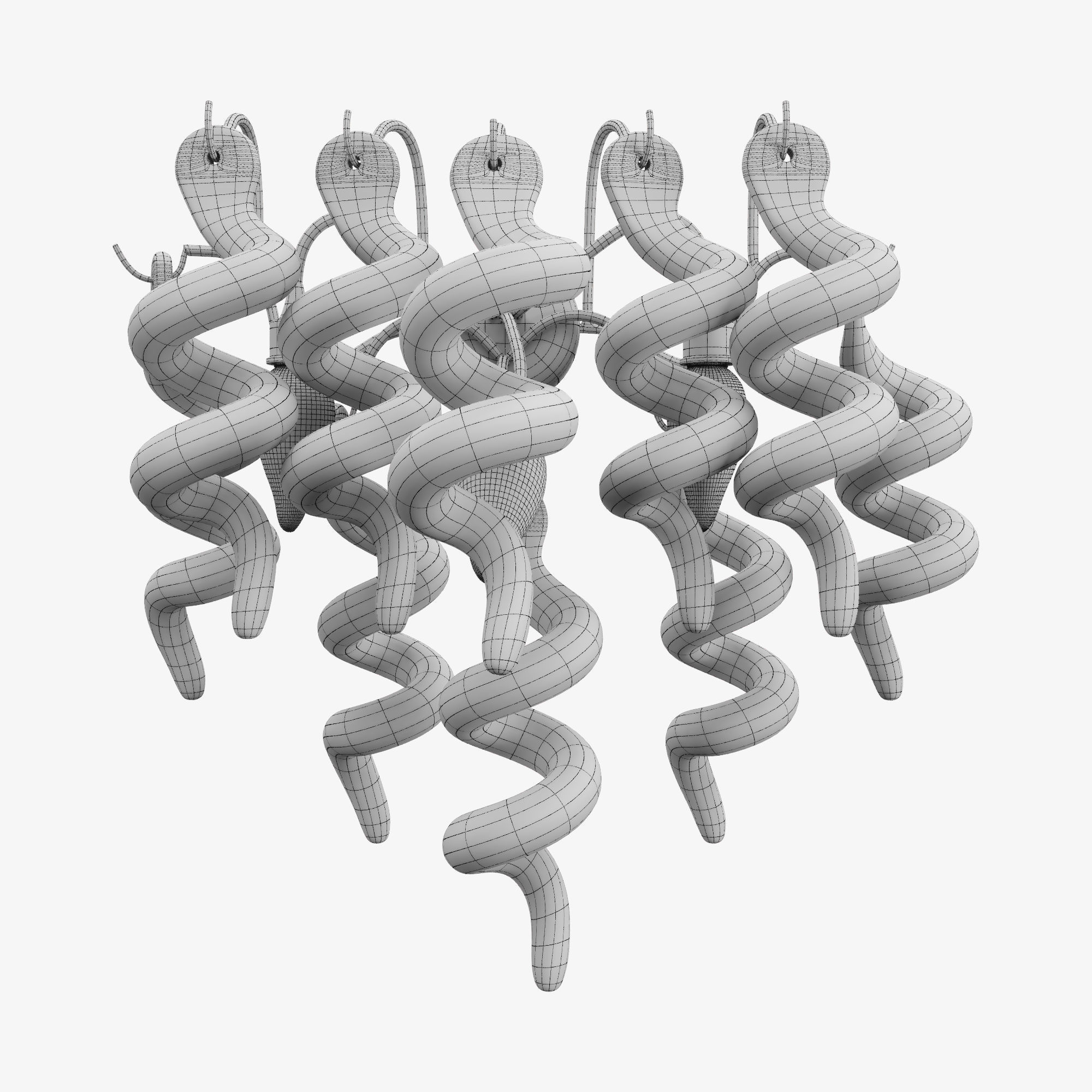 Wall light Twist 3D model | CGTrader