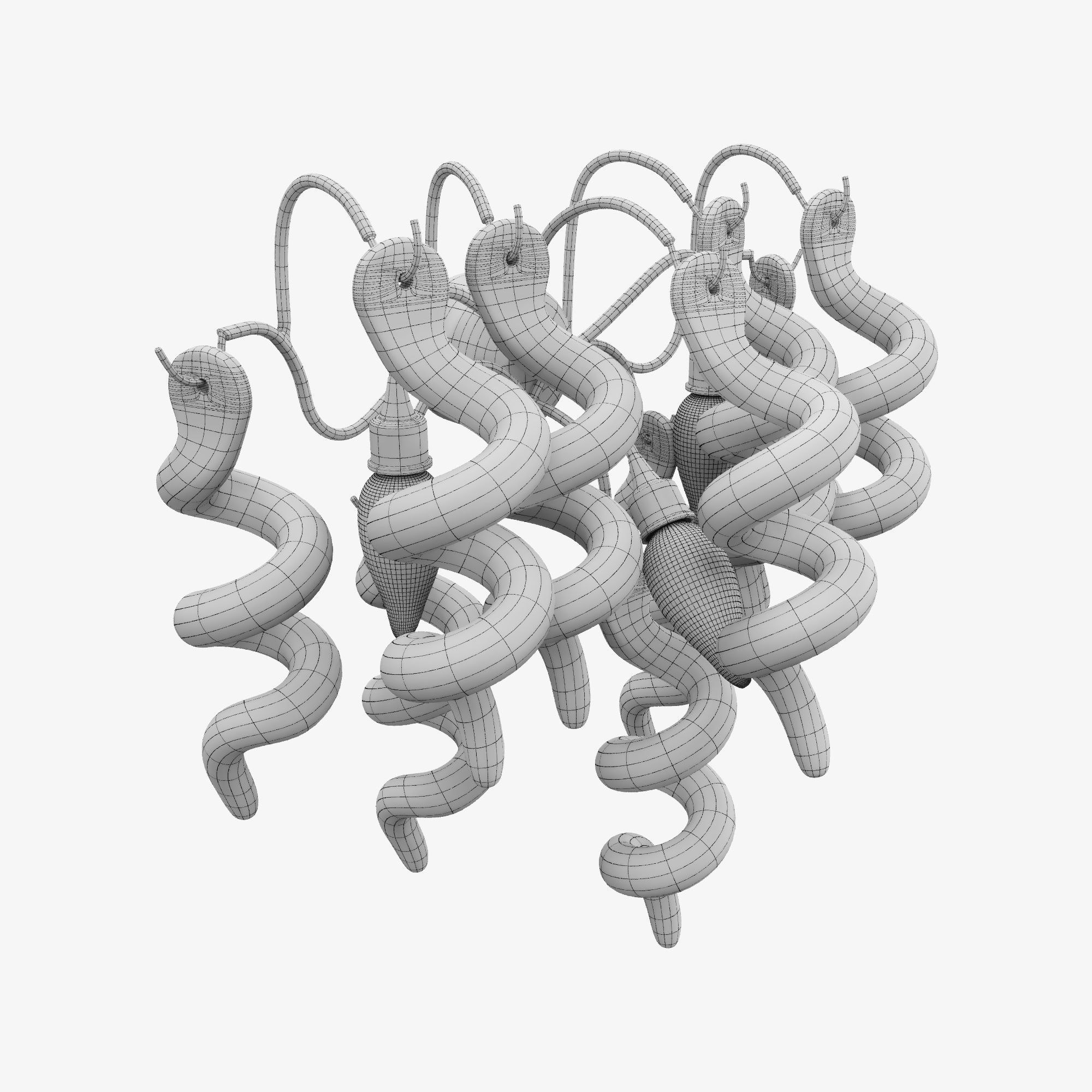 Wall light Twist 3D model | CGTrader