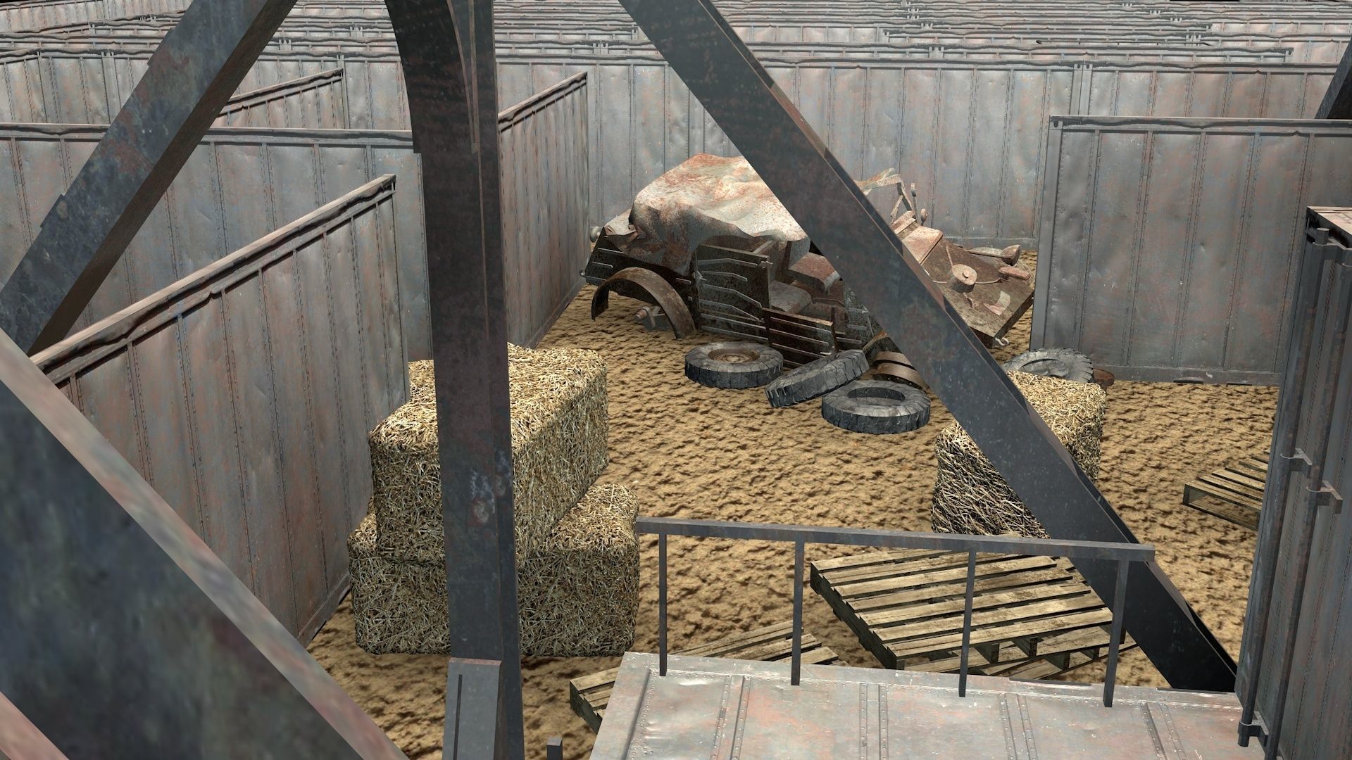 3D model Iron Maze VR / AR / low-poly | CGTrader