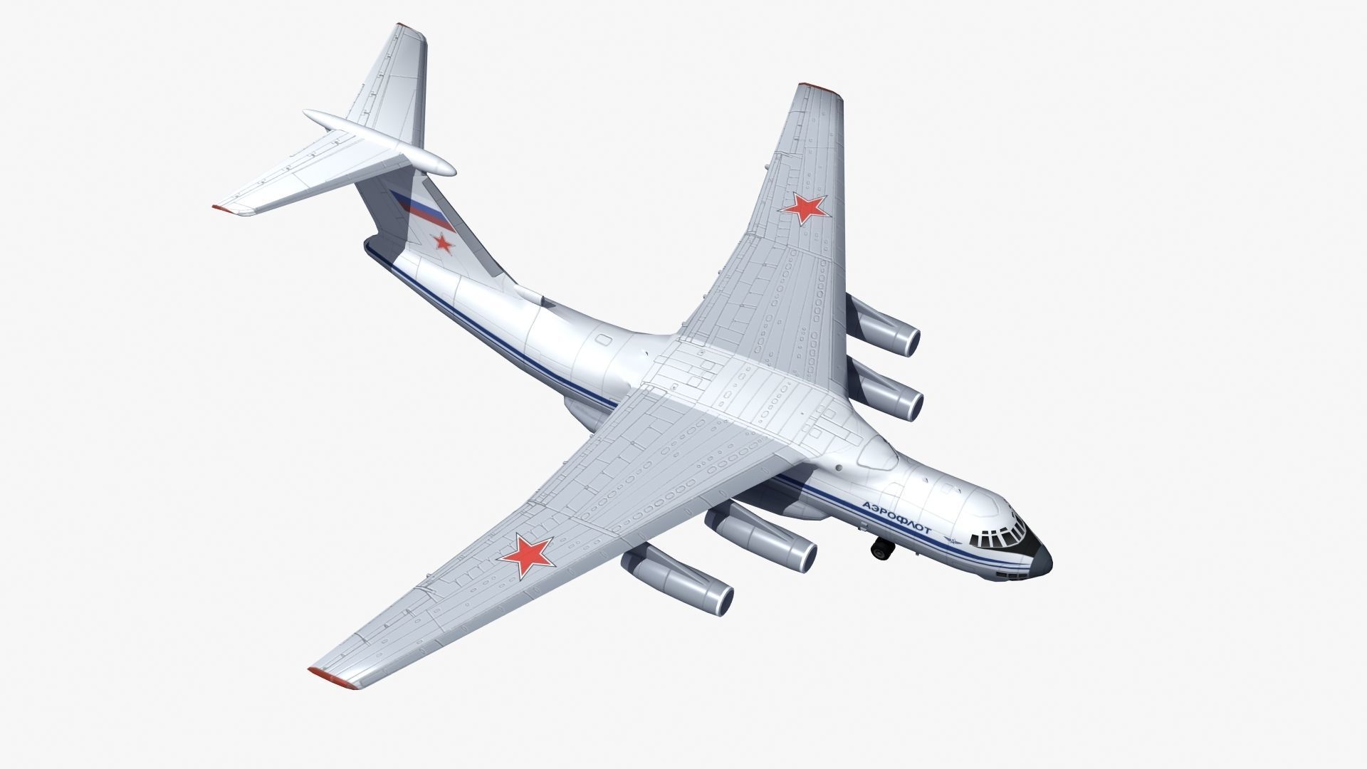 Il-76 Candid Aircraft 3D model | CGTrader