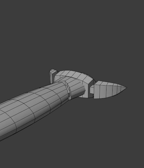 3D model Dagger Segmented VR / AR / low-poly | CGTrader