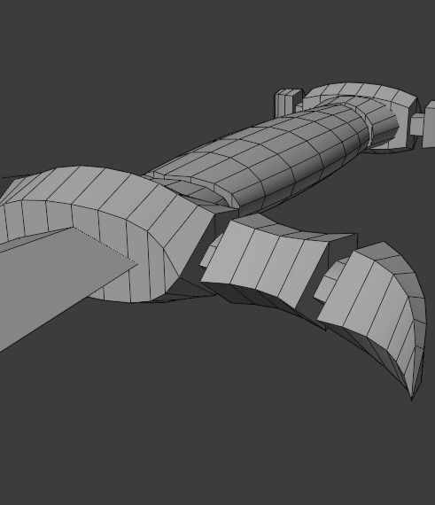 3D model Dagger Segmented VR / AR / low-poly | CGTrader