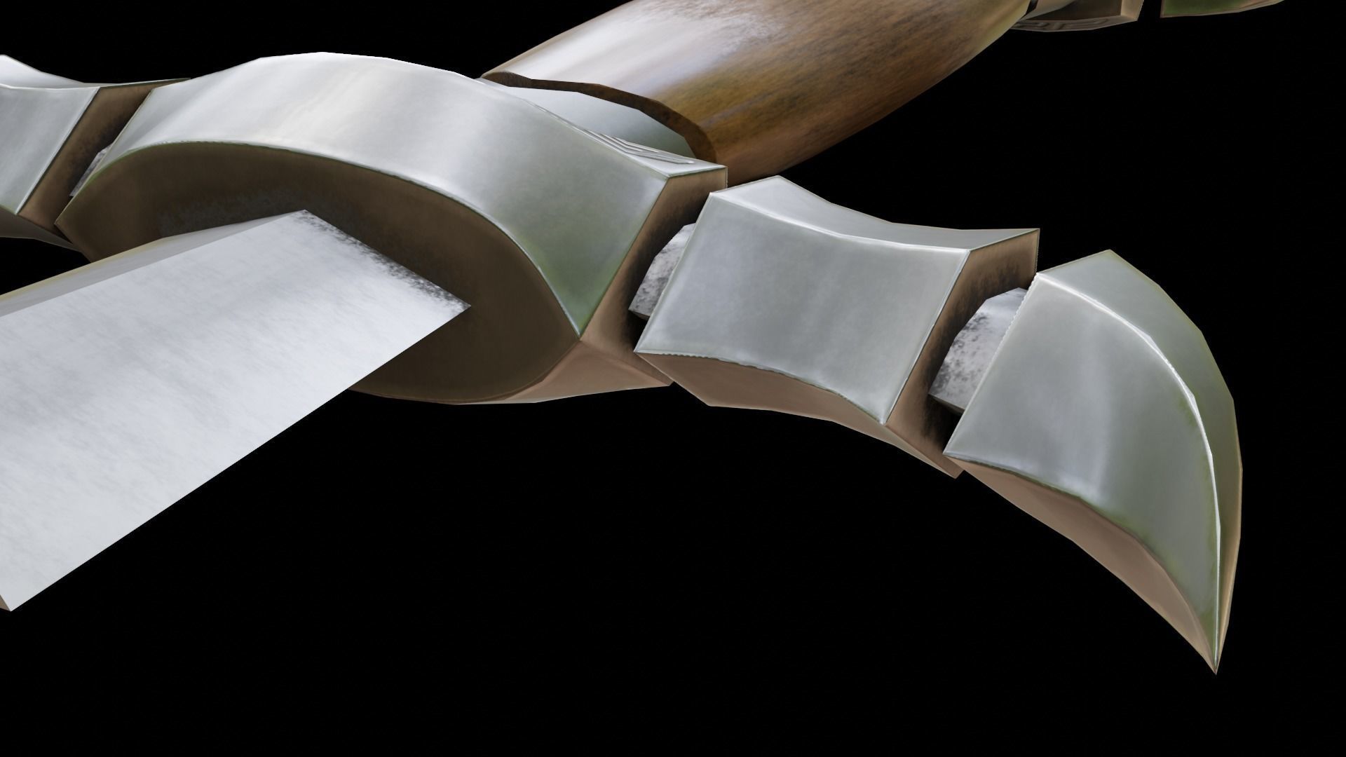 3D model Dagger Segmented VR / AR / low-poly | CGTrader