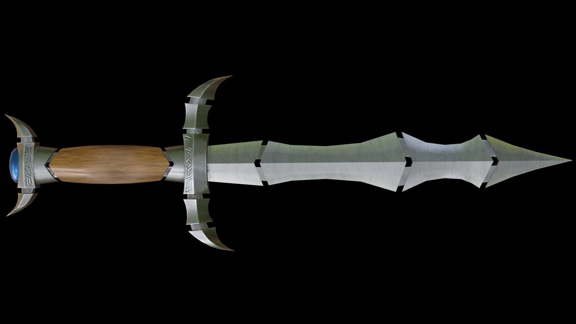 3D model Dagger Segmented VR / AR / low-poly | CGTrader