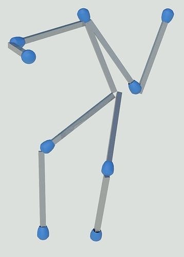 matchstick man 3D model | CGTrader