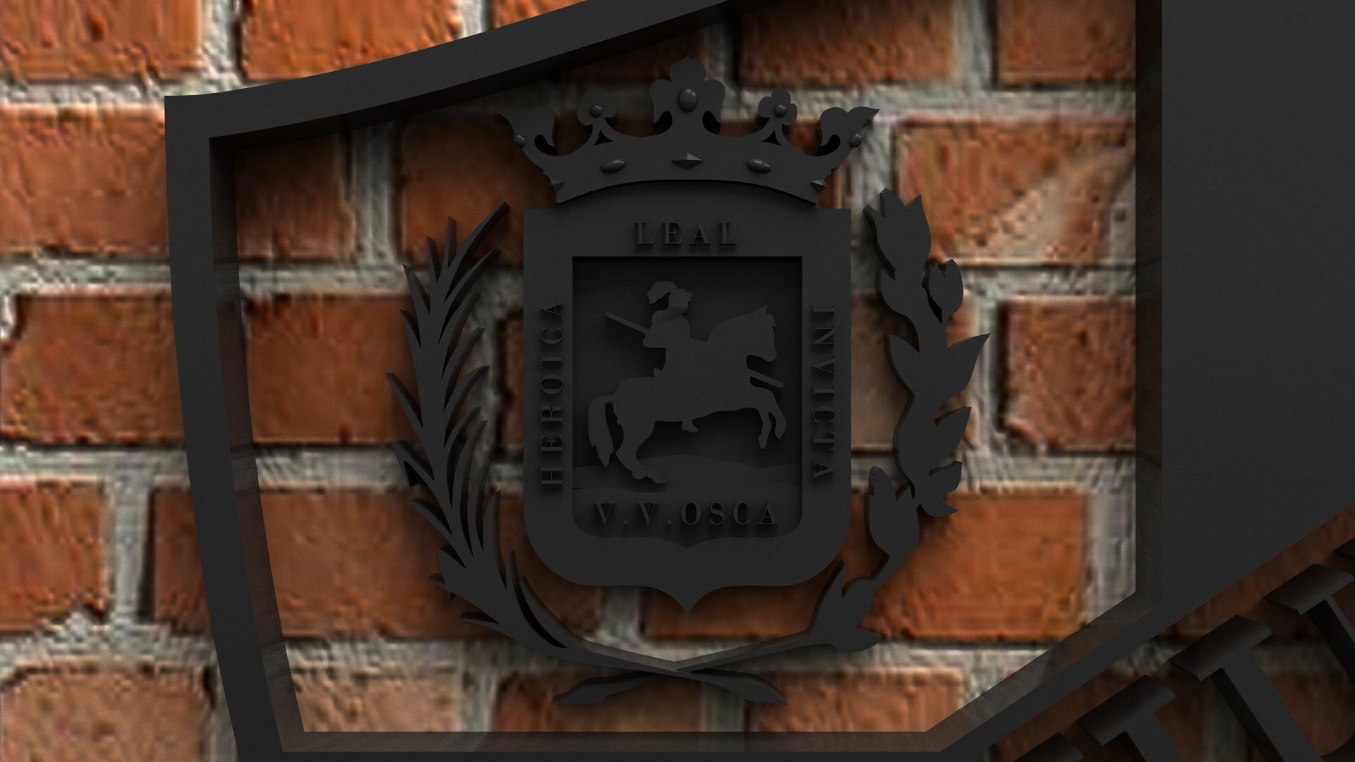 SD Huesca Logo 3D model | CGTrader