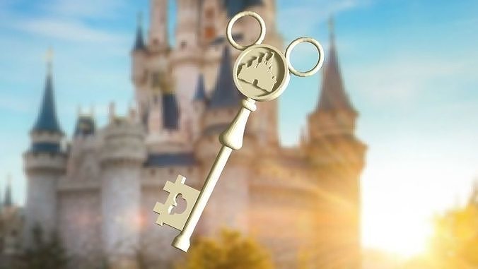 Castle Key 3D model 3D printable | CGTrader