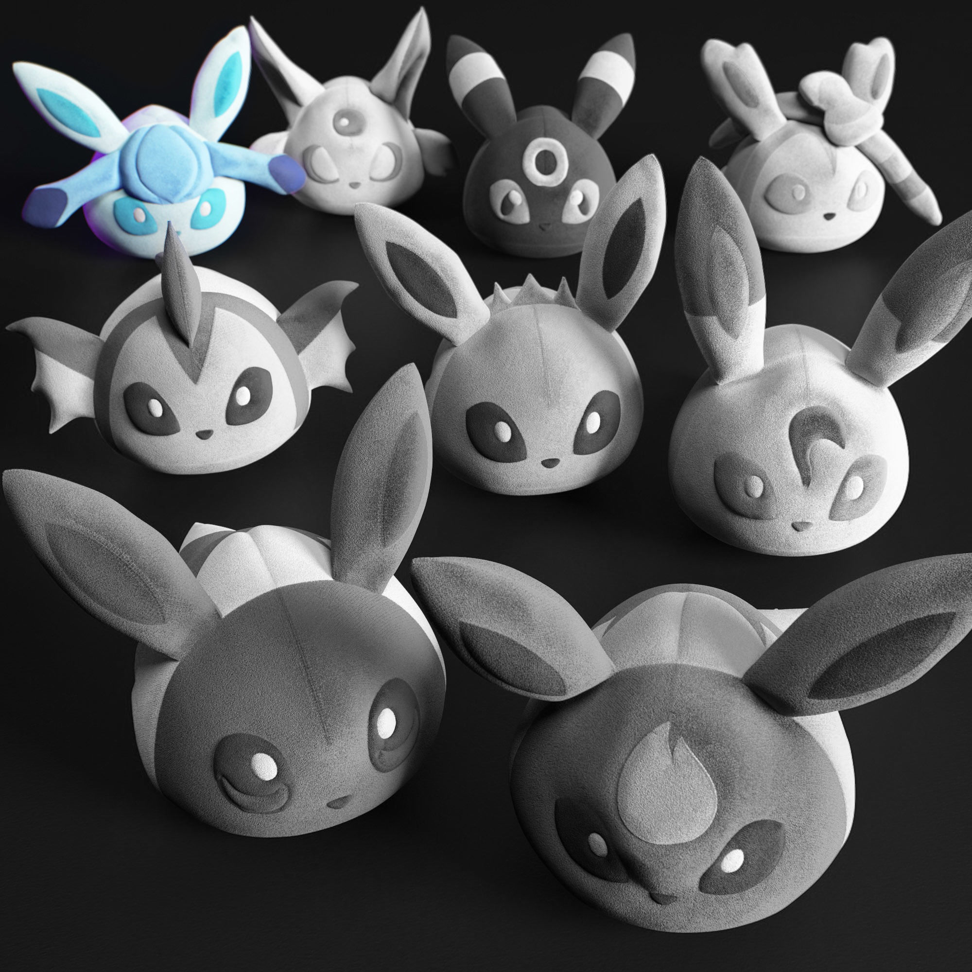 glaceon pokemon kids 3D model | CGTrader